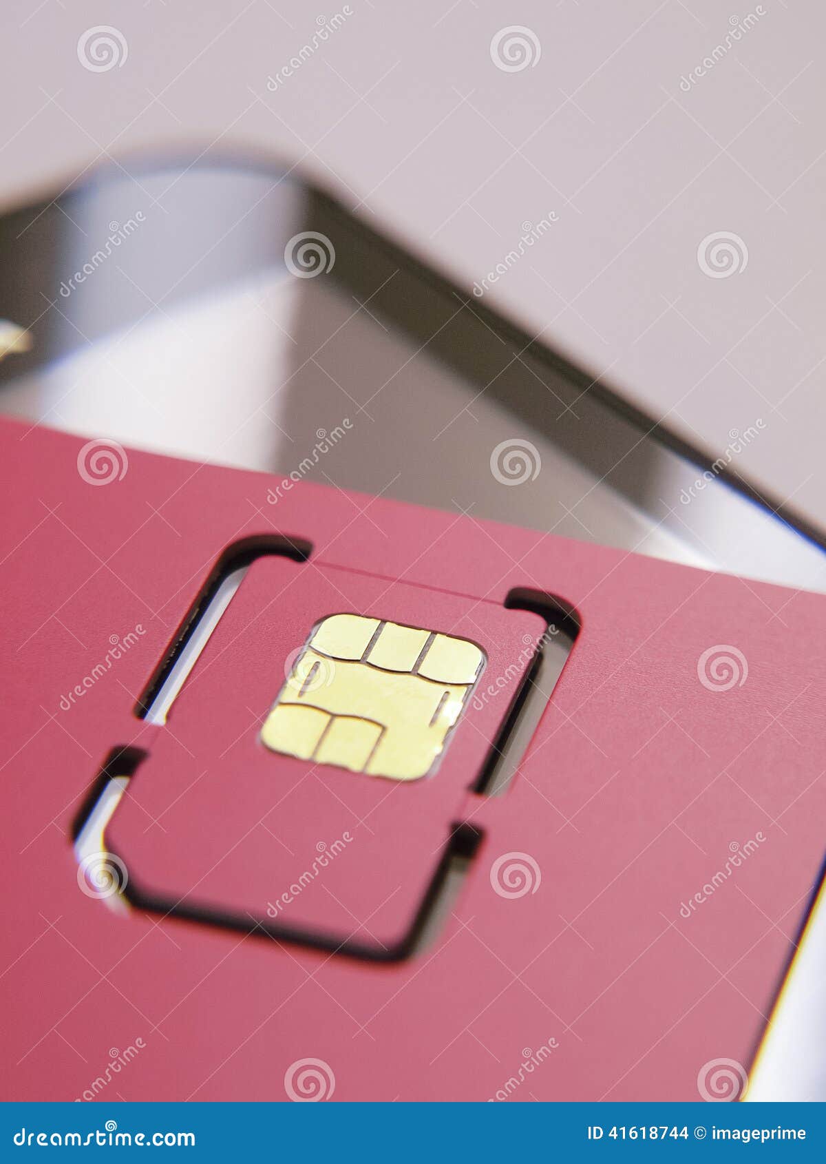 SIM Card Chip stock photo. Image of close, telecomunications - 41618744