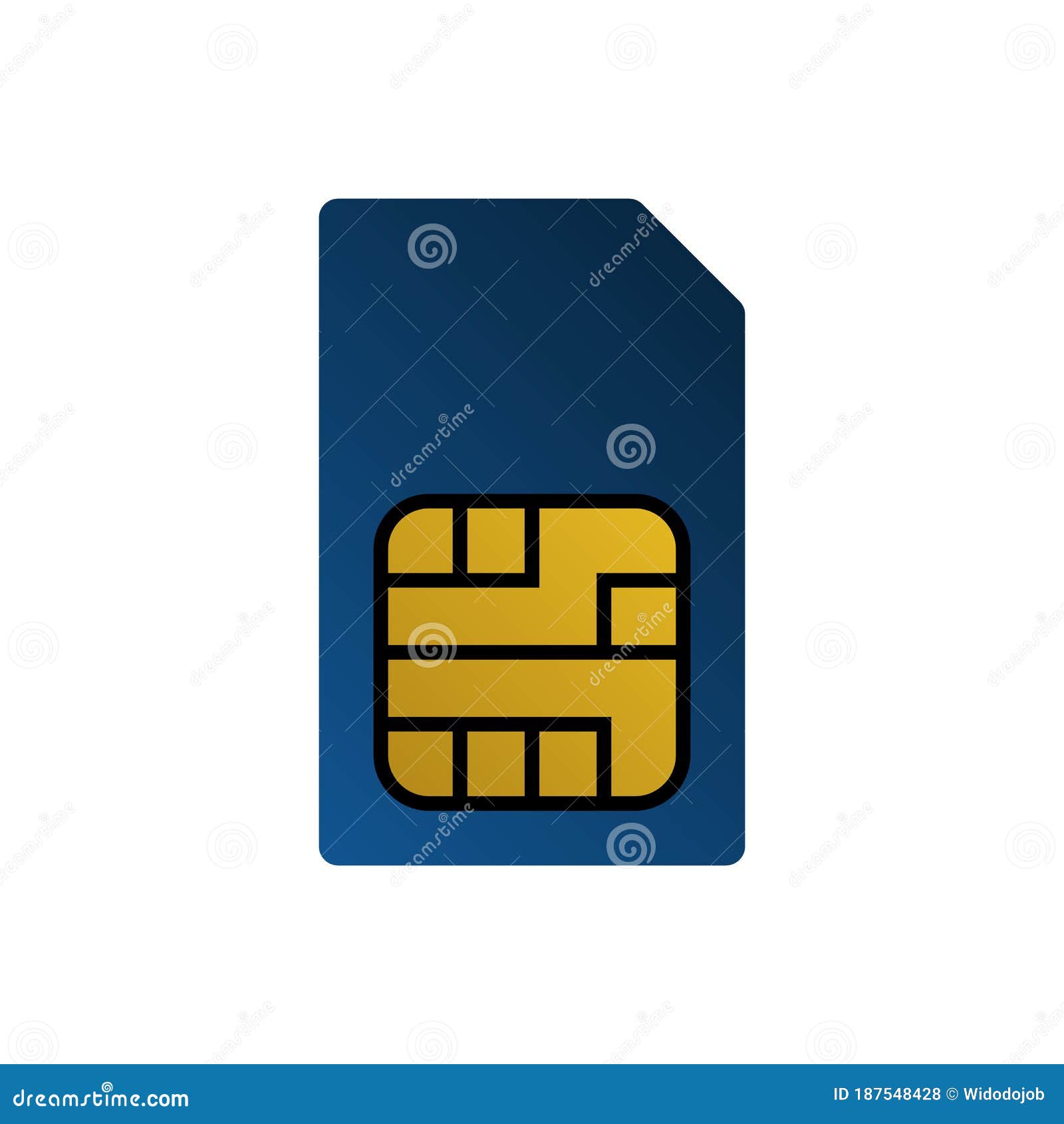 Sim card design vector stock vector. Illustration of smartphone - 187548428