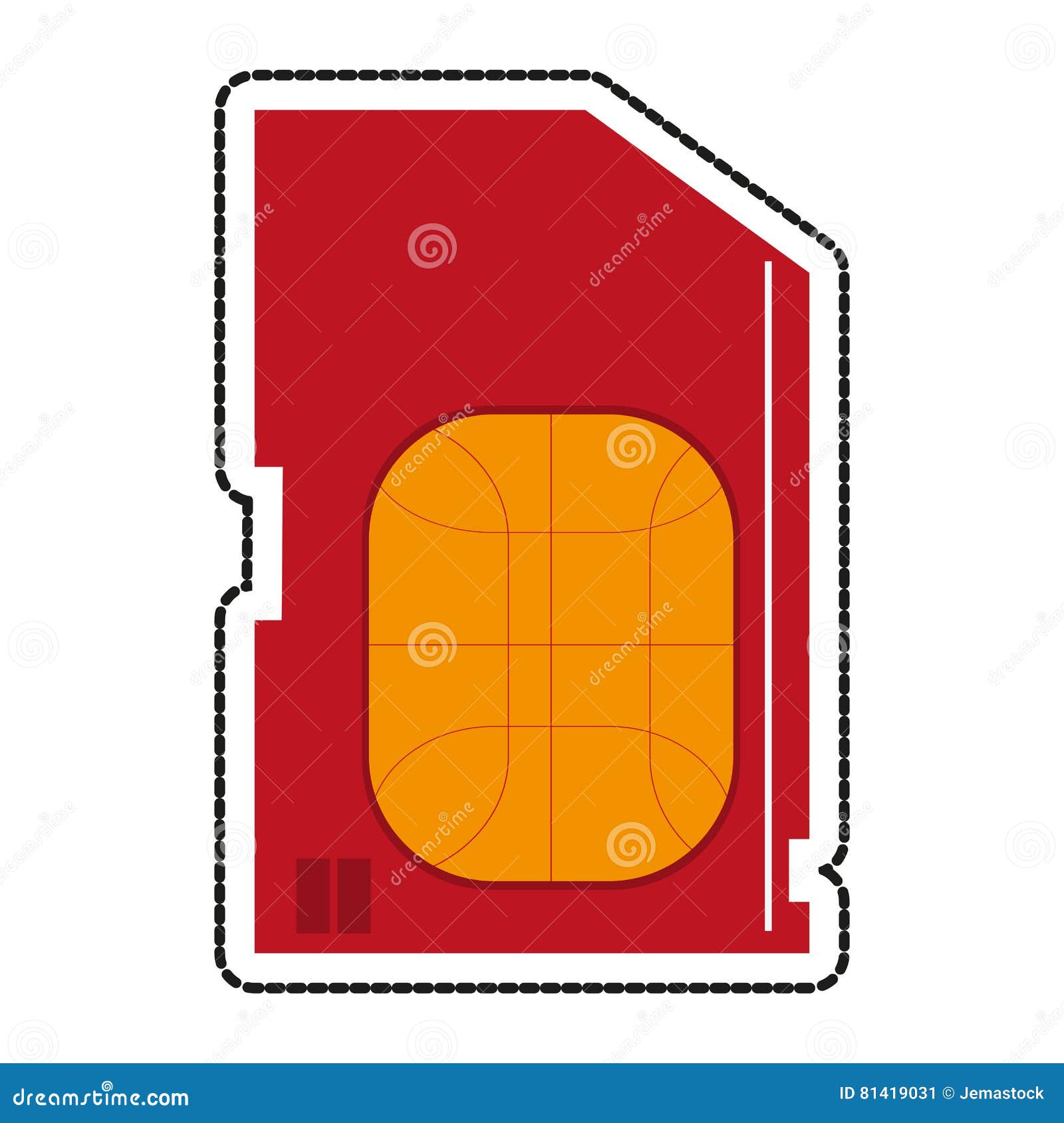 Sim card device design stock vector. Illustration of sign - 81419031