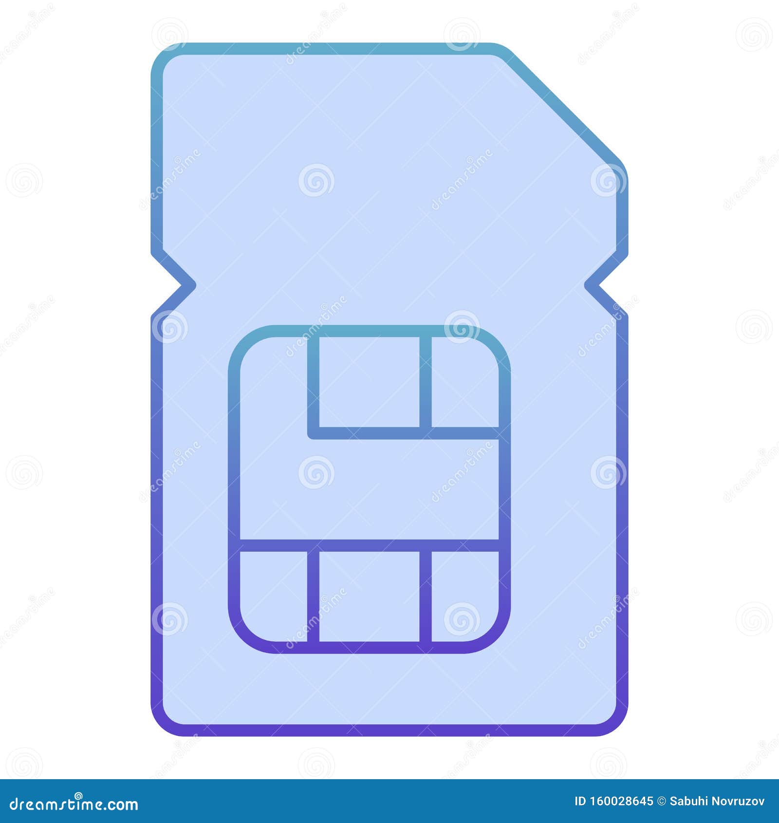 CPU Chip On Blue Background. Microprocessor With Bright Connections ...
