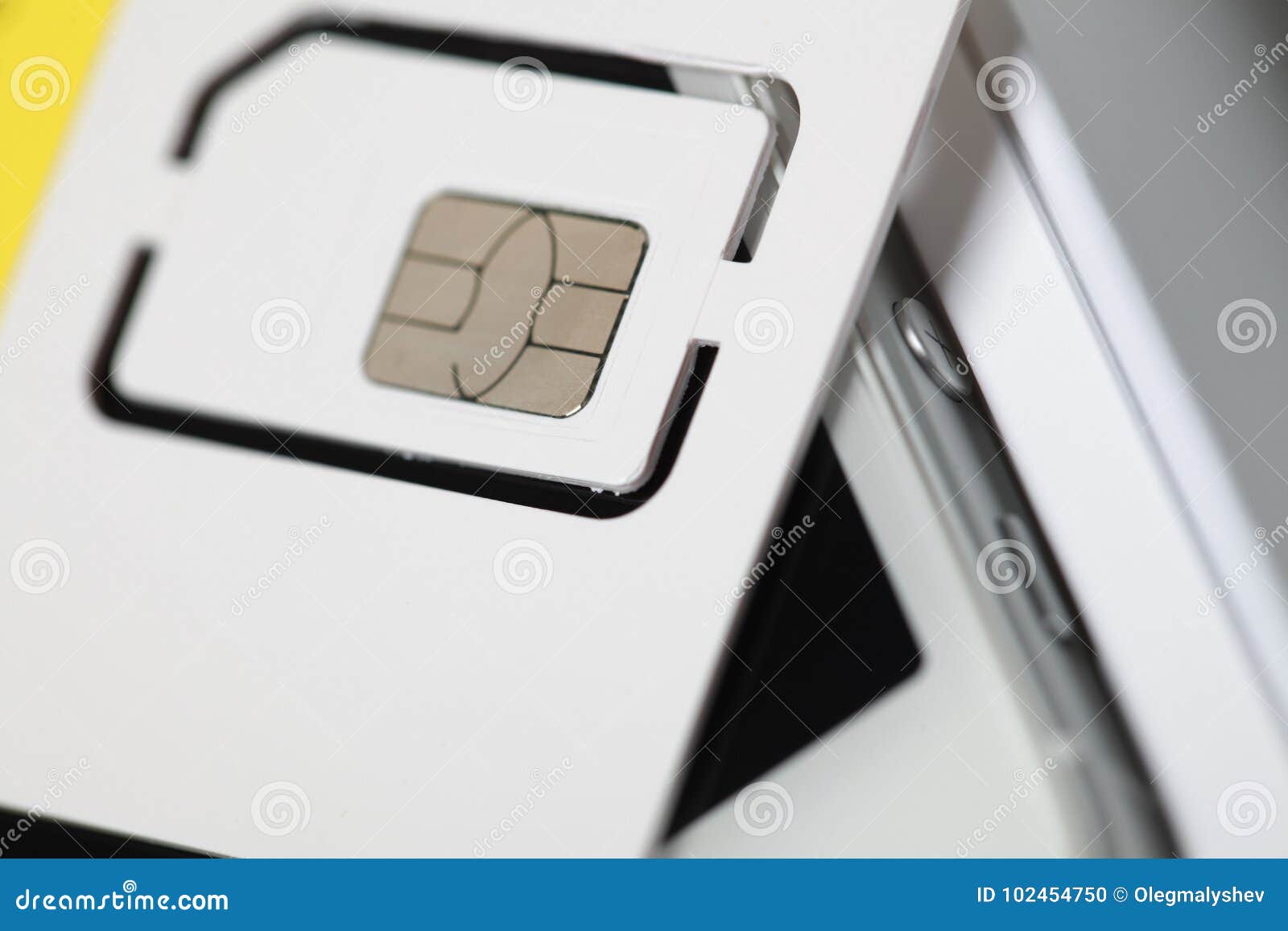 Sim Card Format Nano Micro and Standard Phone Stock Photo - Image of ...