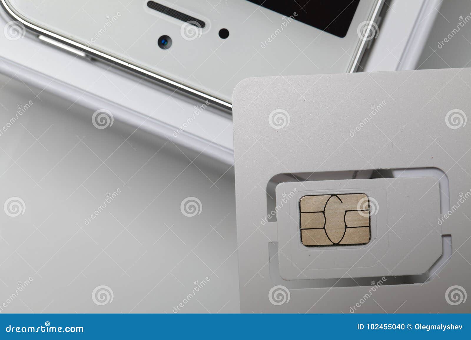 Sim Card Format Nano Micro and Standard Phone Stock Photo - Image of ...