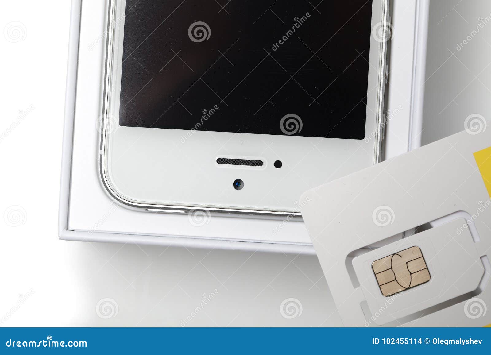 Sim Card Format Nano Micro and Standard Phone Stock Photo - Image of ...