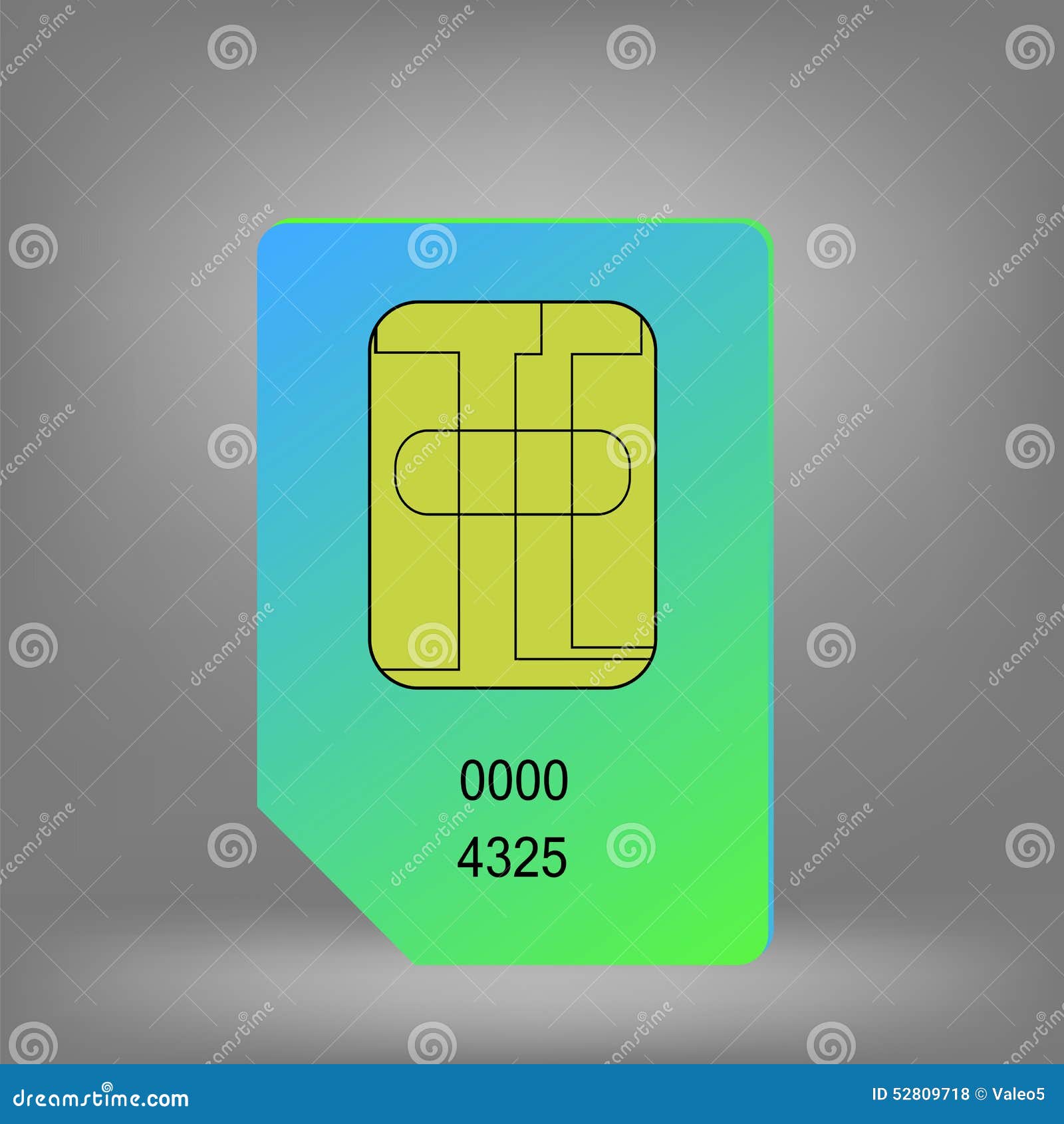 Sim Card stock vector. Illustration of mobile, equipment - 52809718
