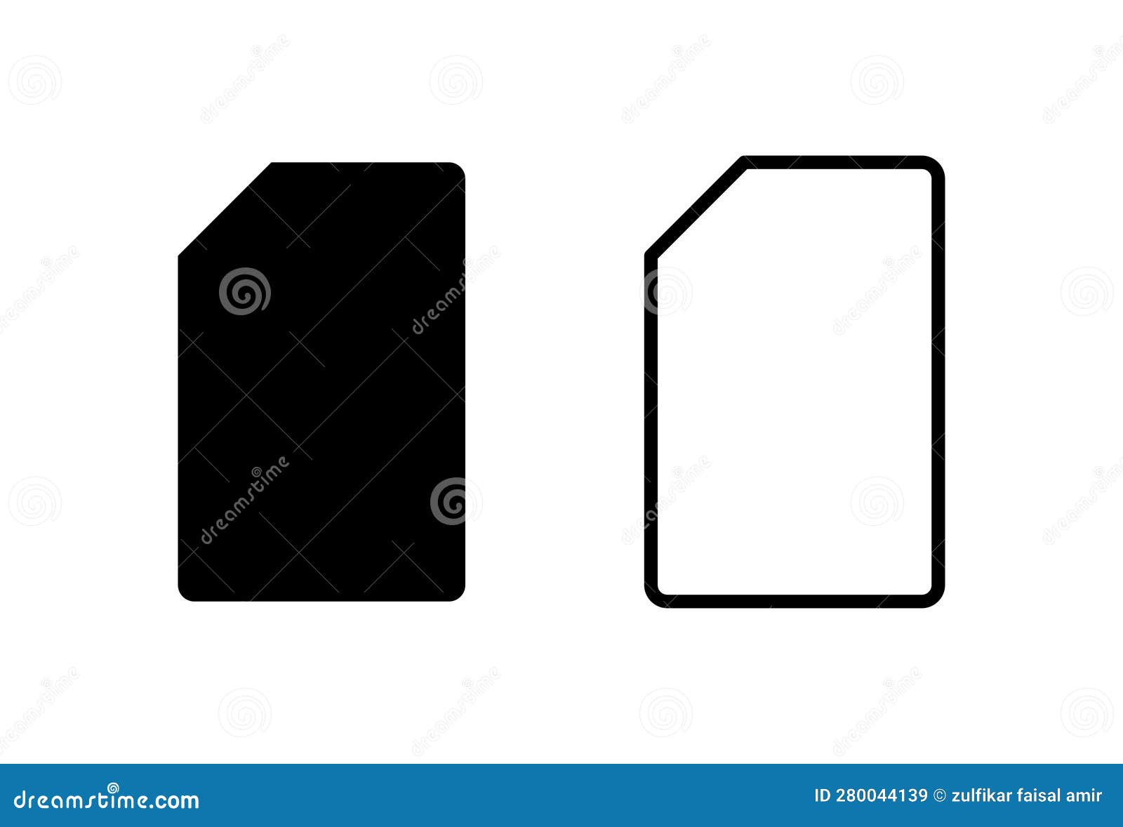 Sim Card Icon . Dual Sim Card Icon Vector Stock Vector - Illustration ...