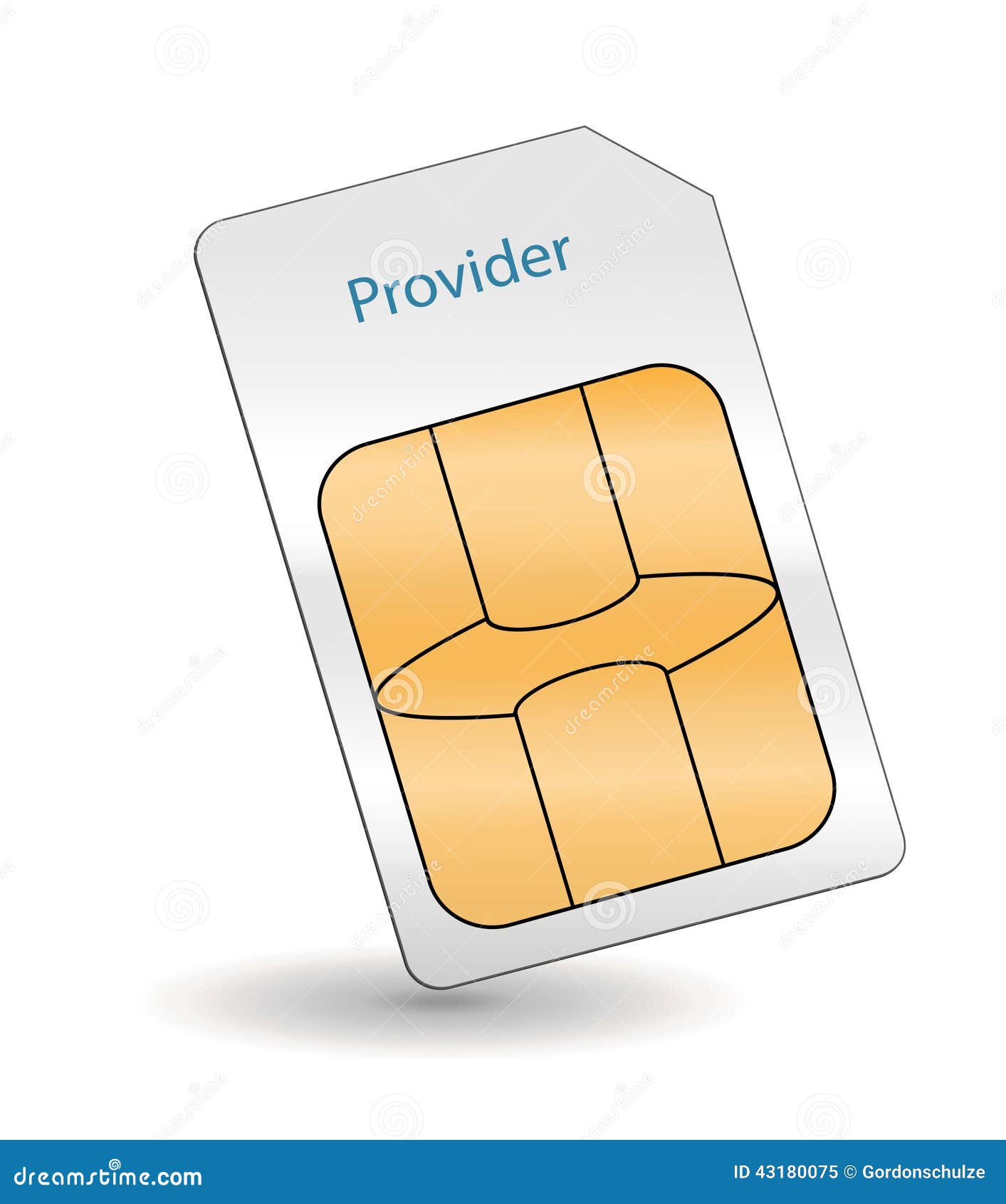 Sim Card stock illustration. Illustration of card, mobile - 43180075