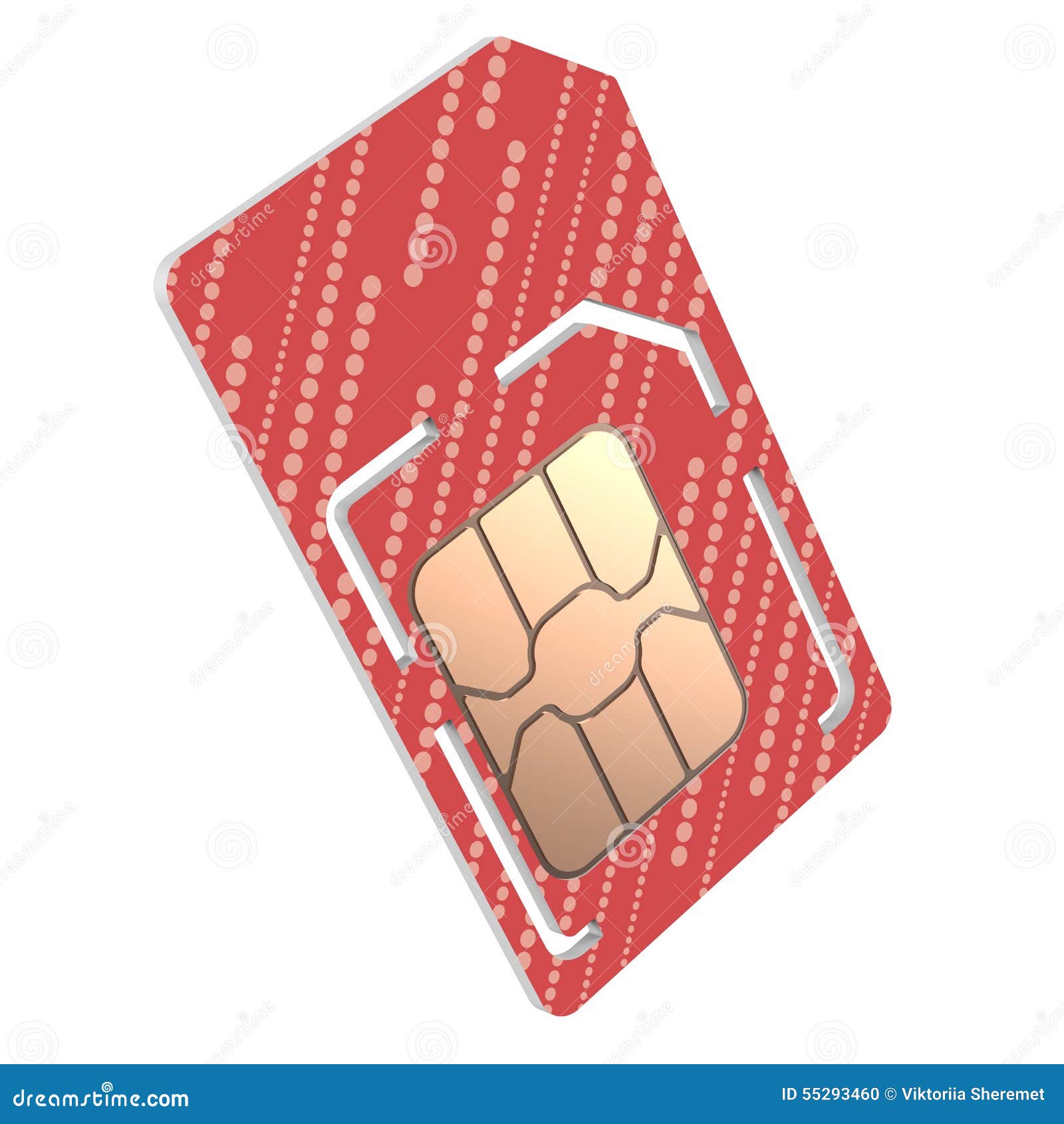 Sim Card Illustration, Dual Sized Verstion Stock Illustration ...