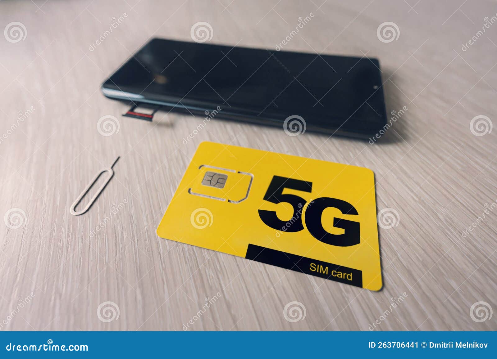 SIM Card Labeled 5g. Replacing a SIM Card in Mobile Phone with High ...