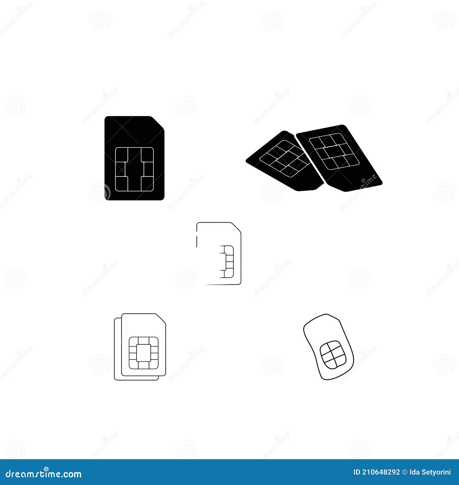 Sim card logo stock illustration. Illustration of telephone - 210648292