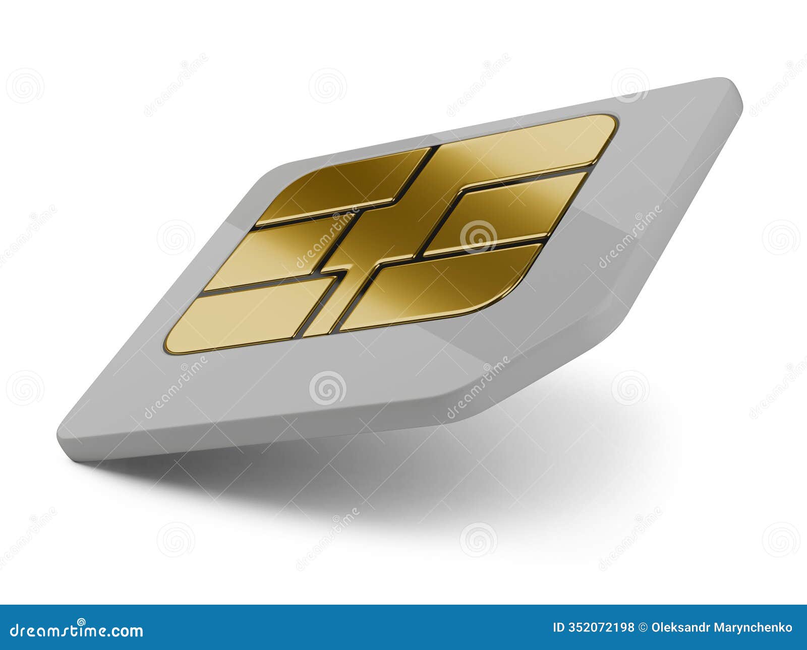 SIM Card for Mobile Phone. Design Template Stock Illustration ...