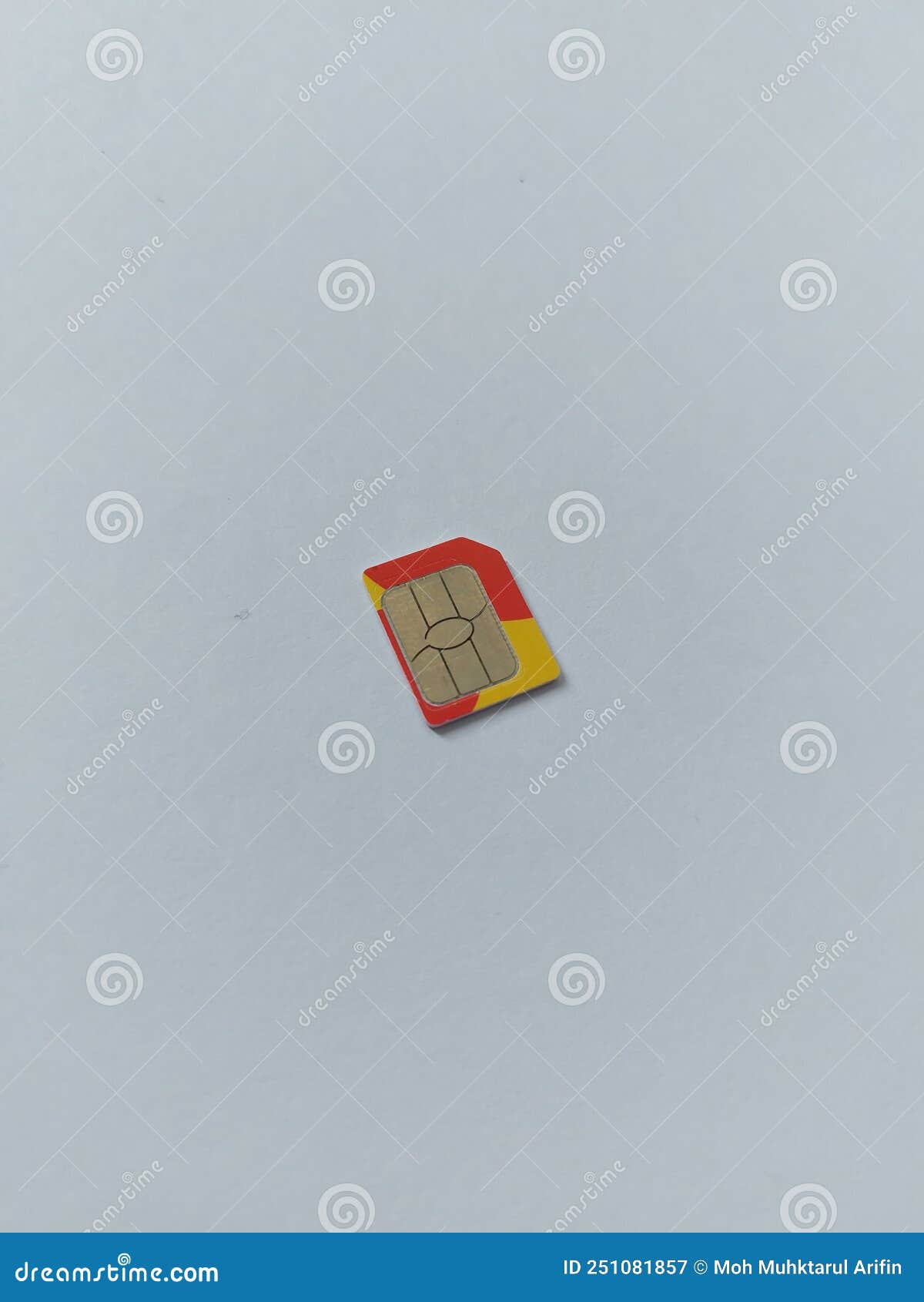 Sim Card, Nano Size, Plain White Background Stock Image - Image of ...