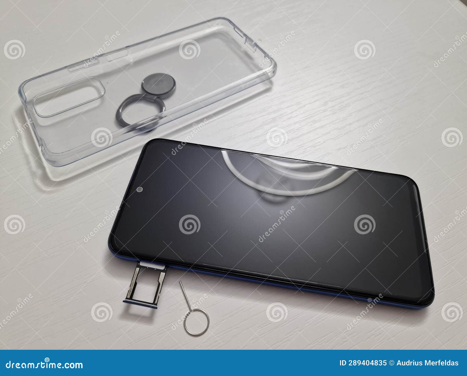 SIM Card Replacing Procedure Close Up Stock Image - Image of operator ...