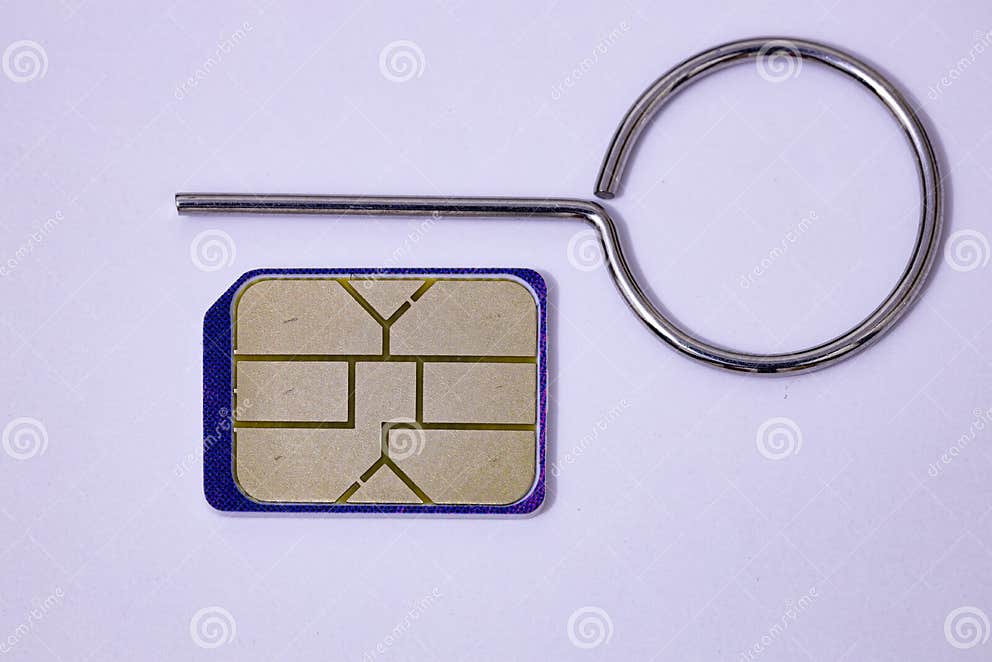 Sim card and tool stock image. Image of wireless, microchips - 218804573