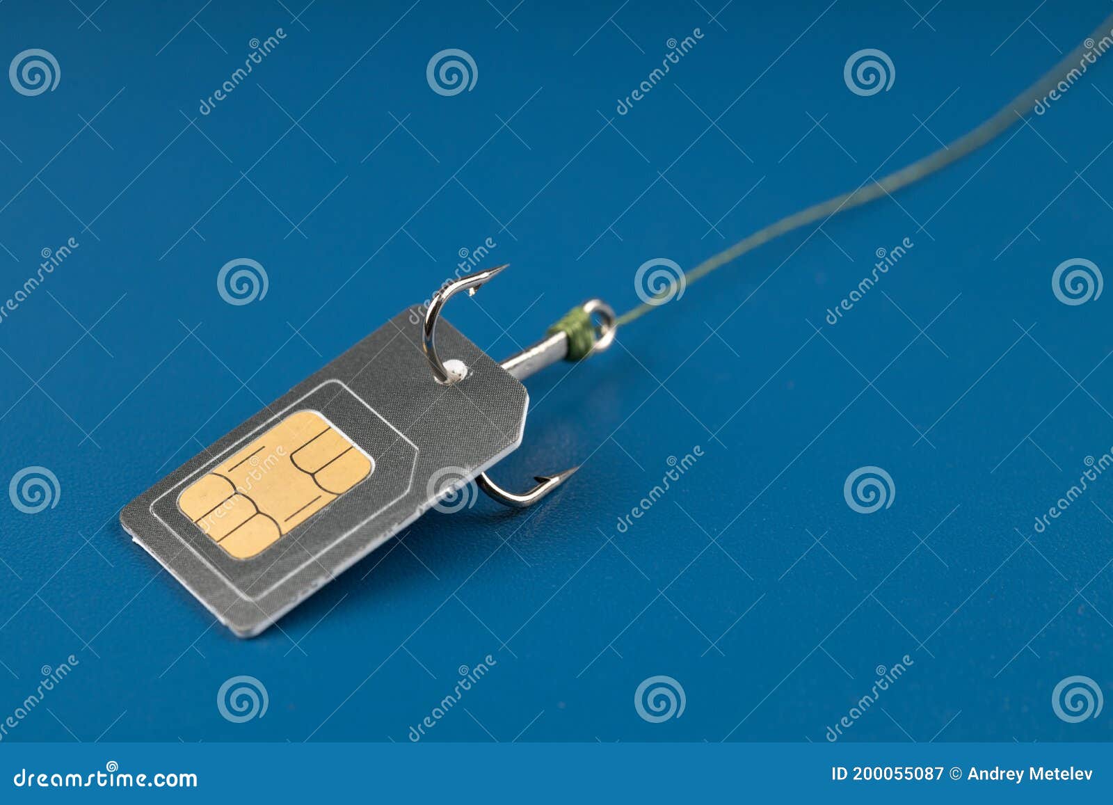 Sim card is triple hooked stock image. Image of network - 200055087