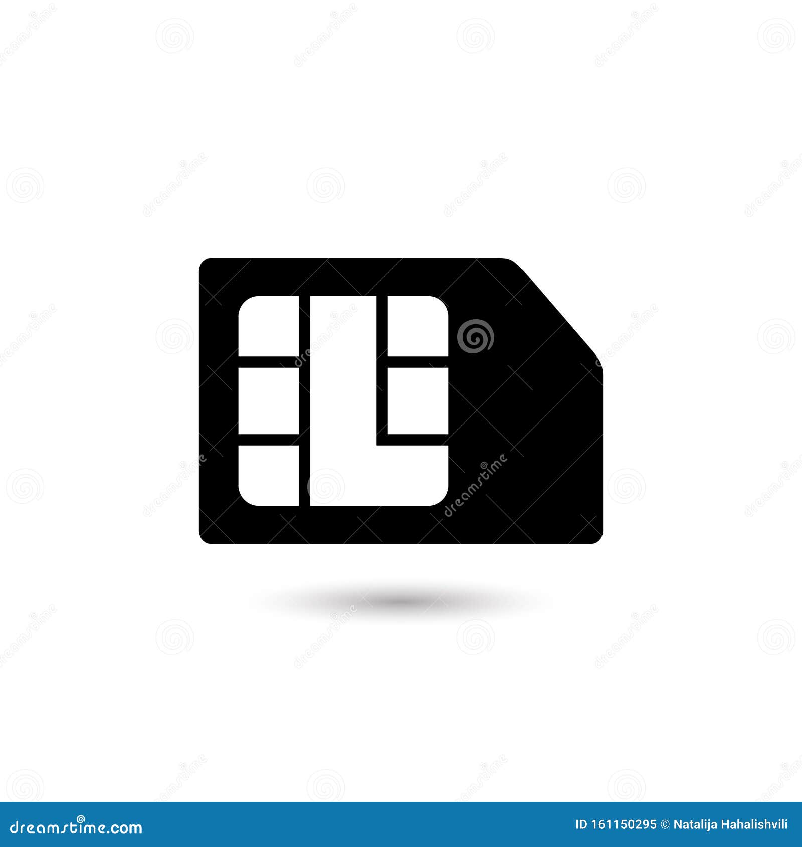 Sim Card Vector Icon. Sim Card Icon Symbol Stock Vector - Illustration ...