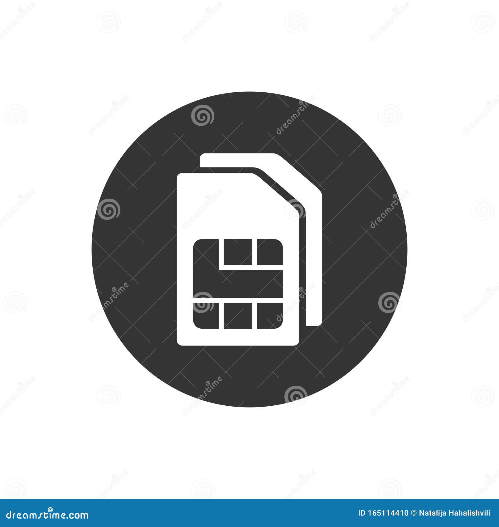 Sim Card Vector Icon. Sim Card Icon Symbol Stock Vector - Illustration ...