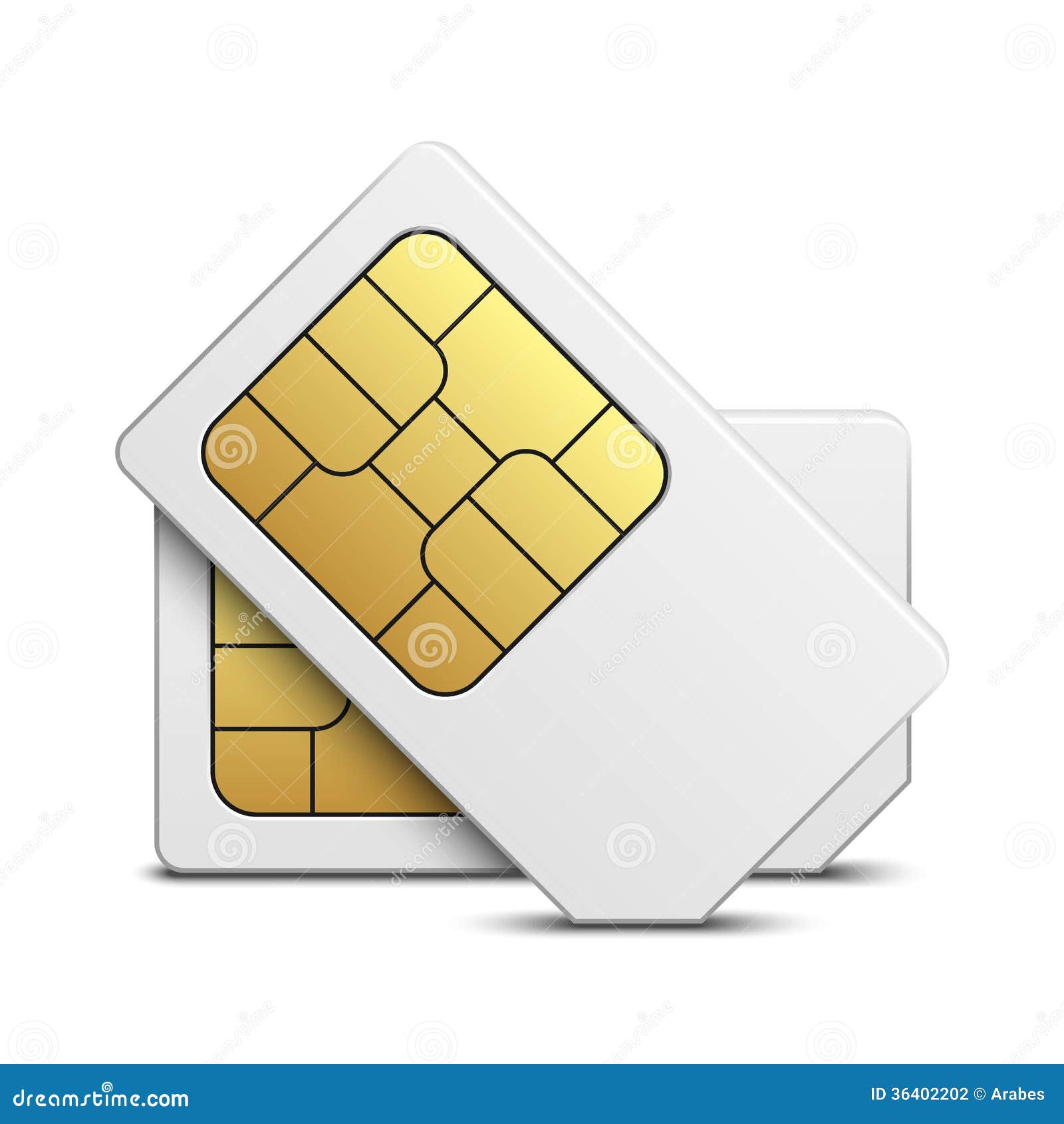 Sim Card Vector Illustration | CartoonDealer.com #36402202