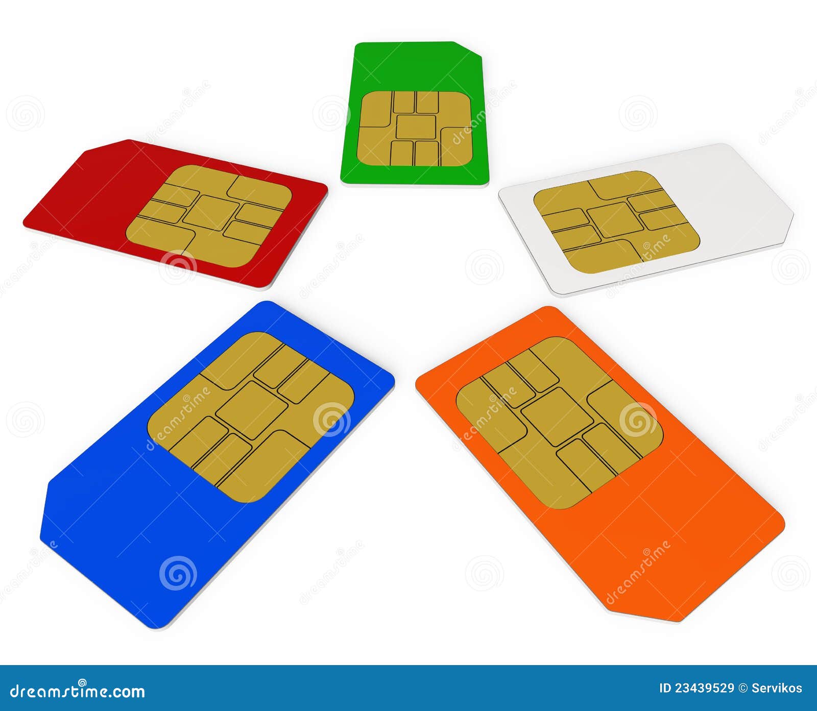 SIM cards stock illustration. Illustration of computer - 23439529