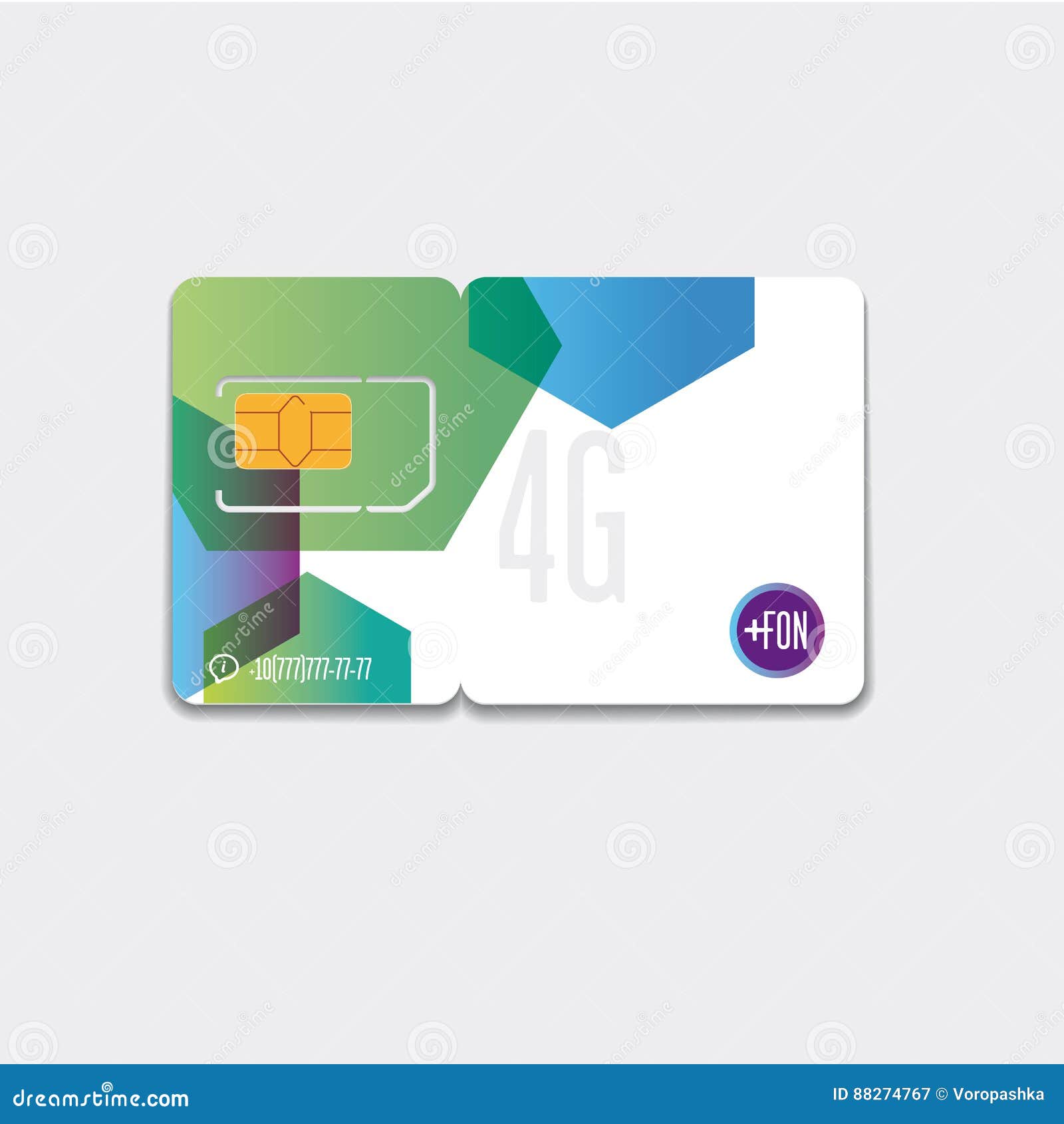 SIM cards stock vector. Illustration of mobile, card - 88274767