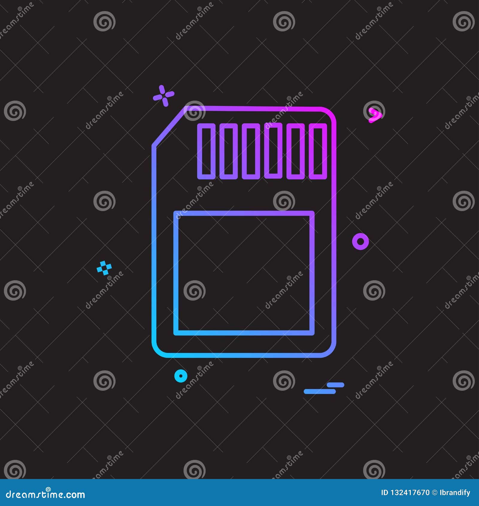 Sim icon design vector stock vector. Illustration of communication ...