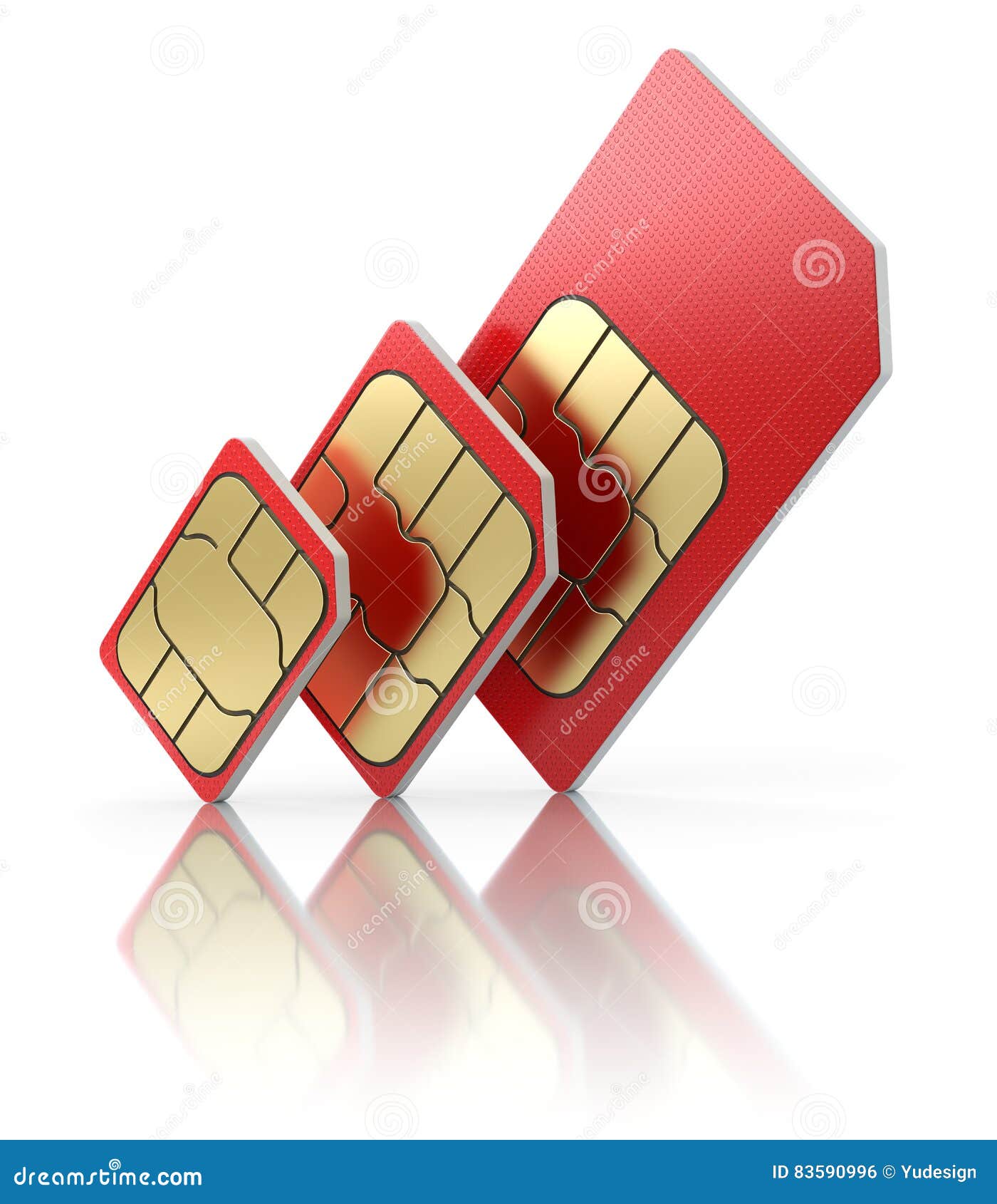 SIM-kort i olika format stock illustrationer. Illustration av ...