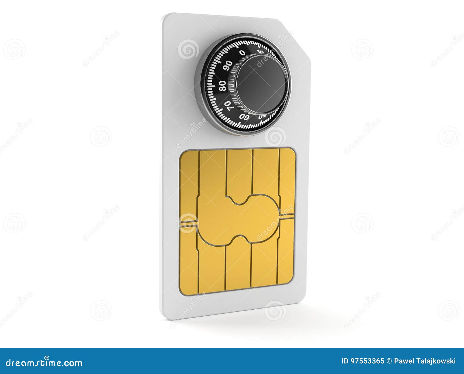 SIM lock concept stock illustration. Illustration of cryptography ...