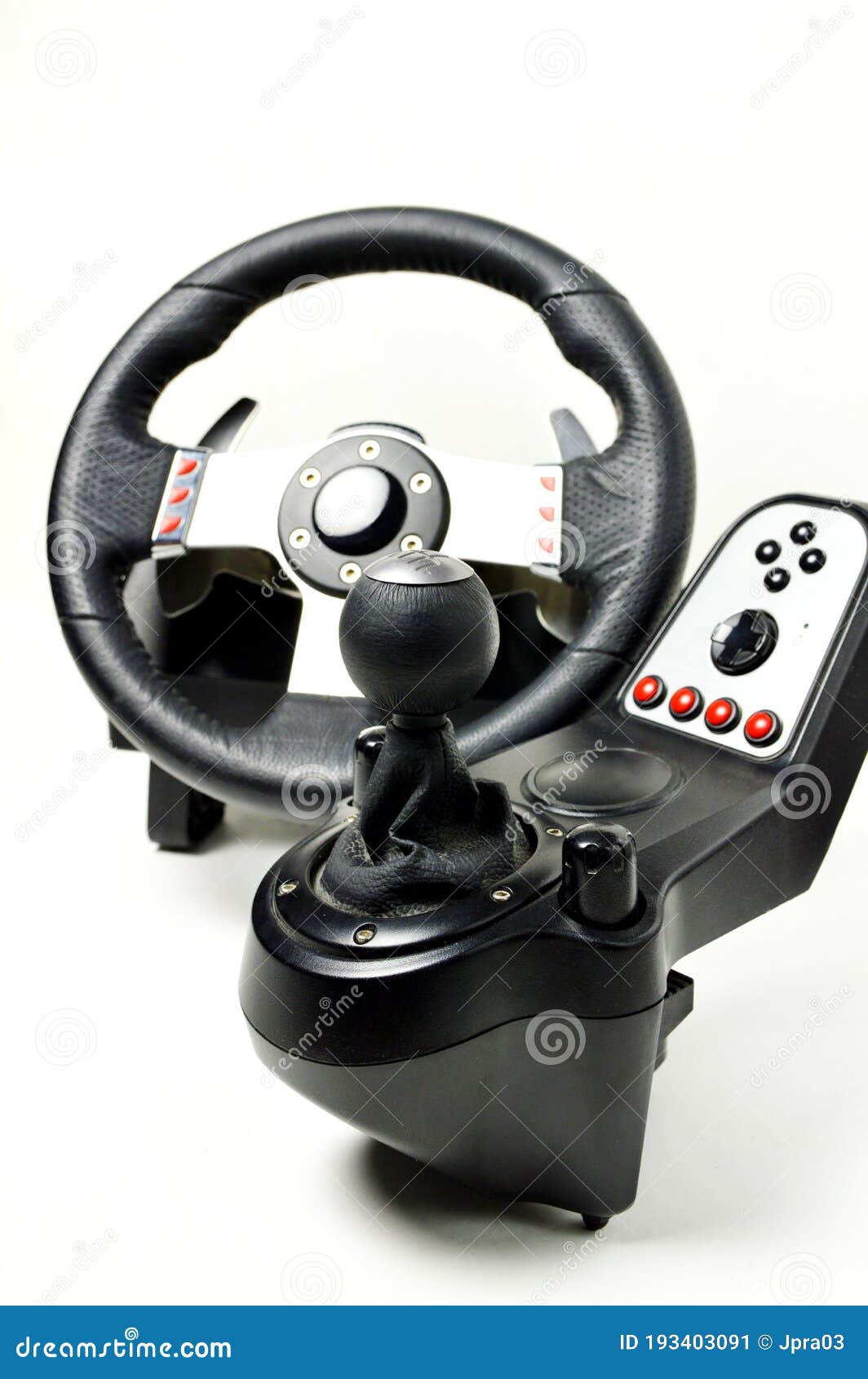 Sim Racing Wheel for Simulator Stock Image - Image of race, spare ...
