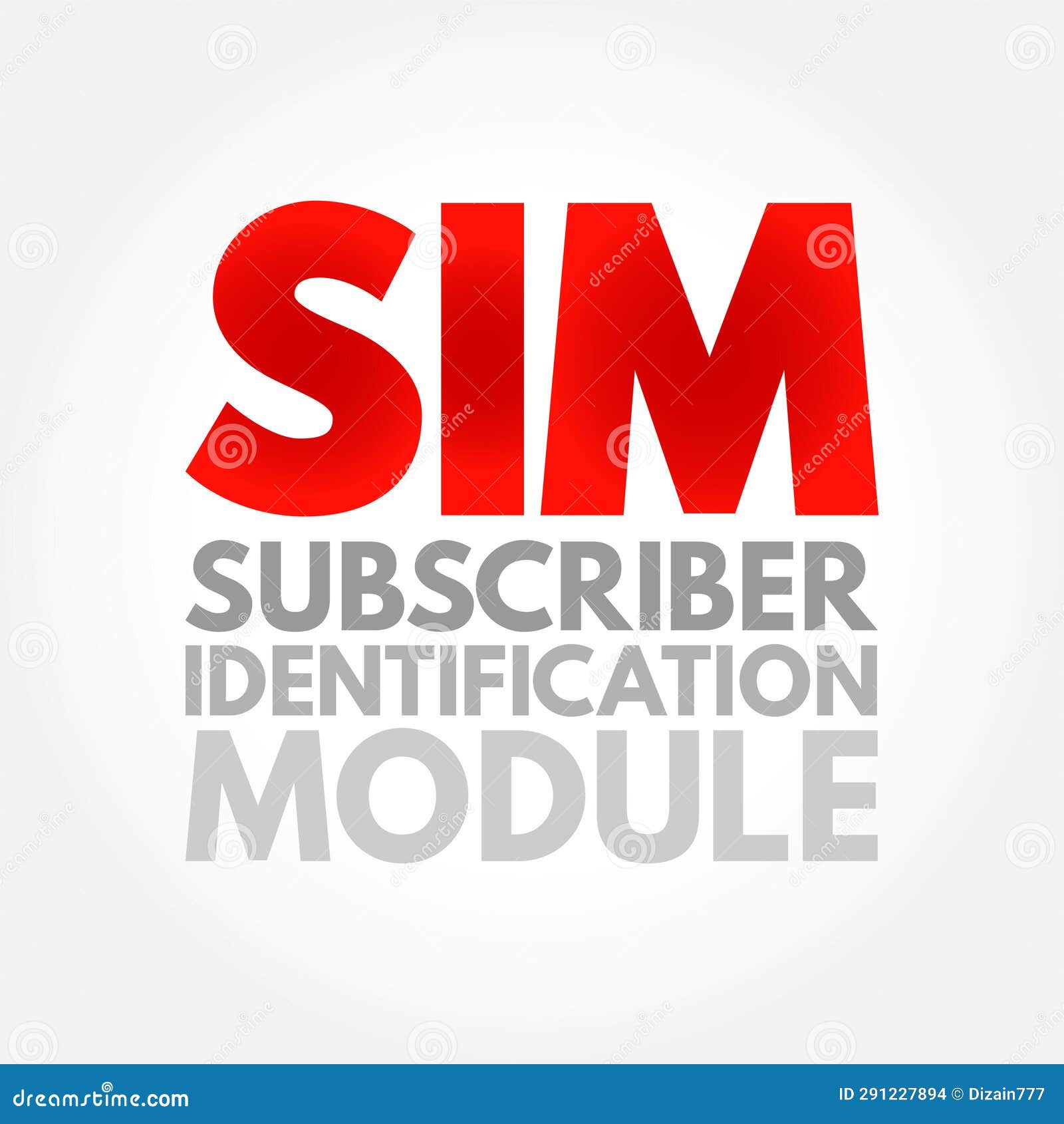 SIM Subscriber Identification Module - Removable Smart Card for Mobile ...