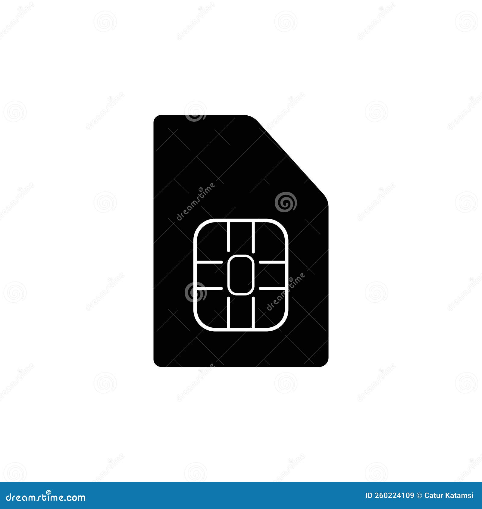 SIM-Symbol-Logo-Vektor stock abbildung. Illustration von chip - 260224109