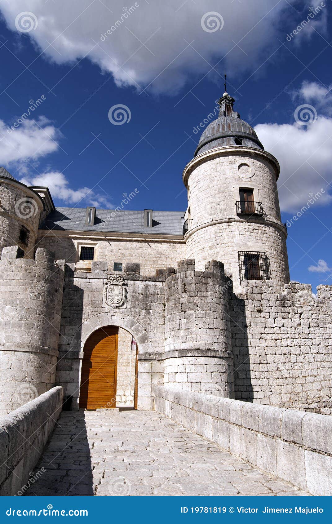 Simancas castle stock image. Image of castle, valladolid - 19781819