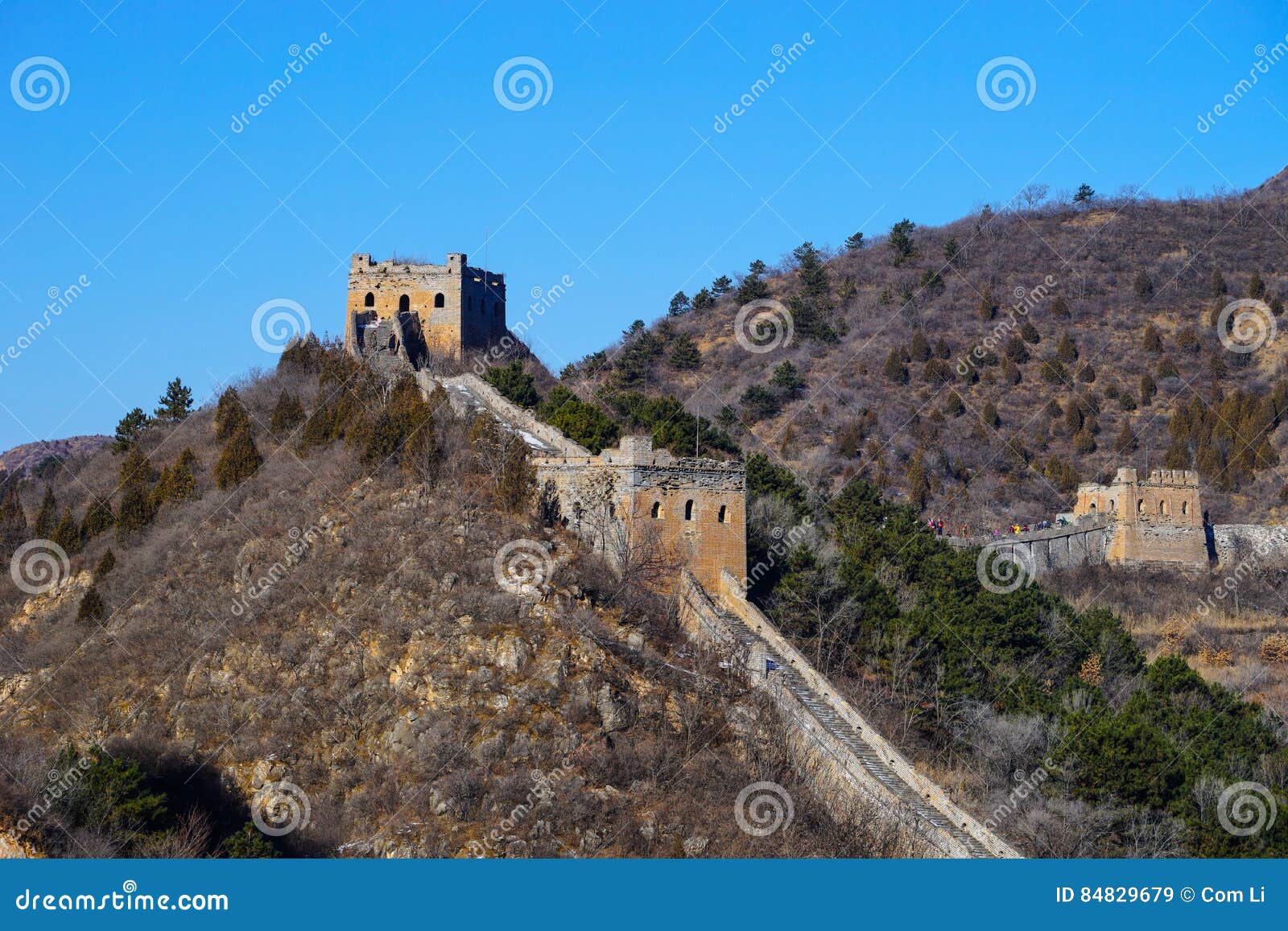 Simatai Great Wall stock image. Image of simatai, mountain - 84829679