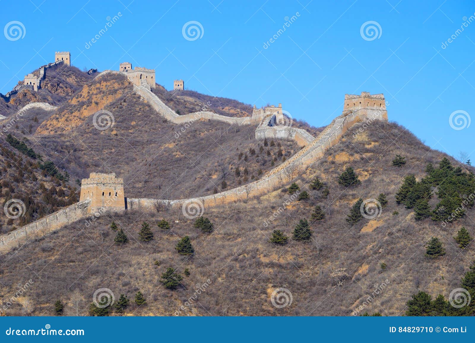 Simatai Great Wall stock photo. Image of ridge, batholith - 84829710
