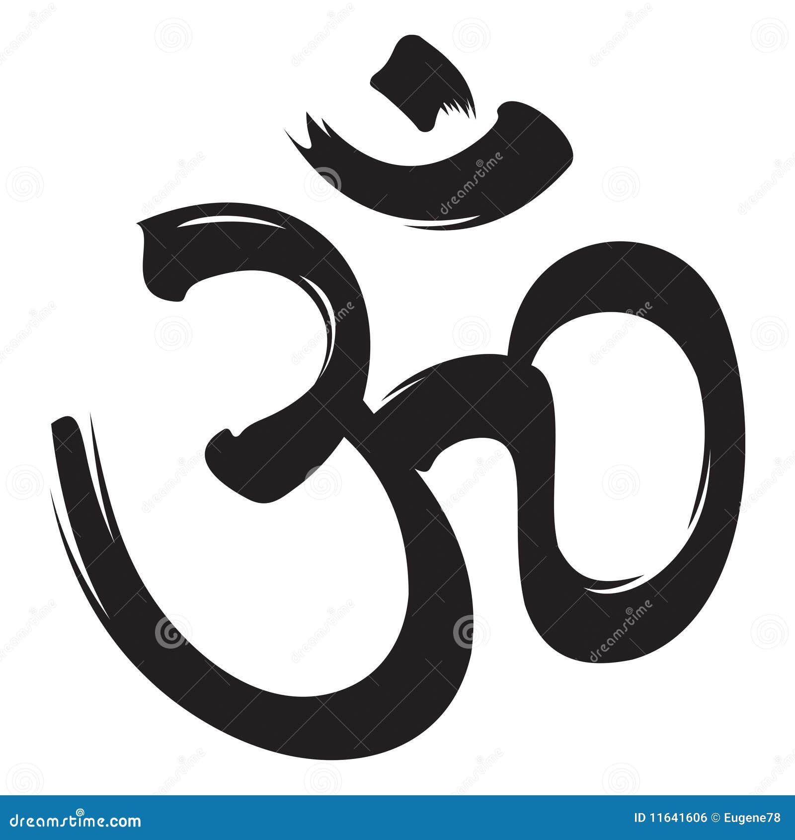 Simbol da ioga ilustração do vetor. Ilustração de vetor - 11641606
