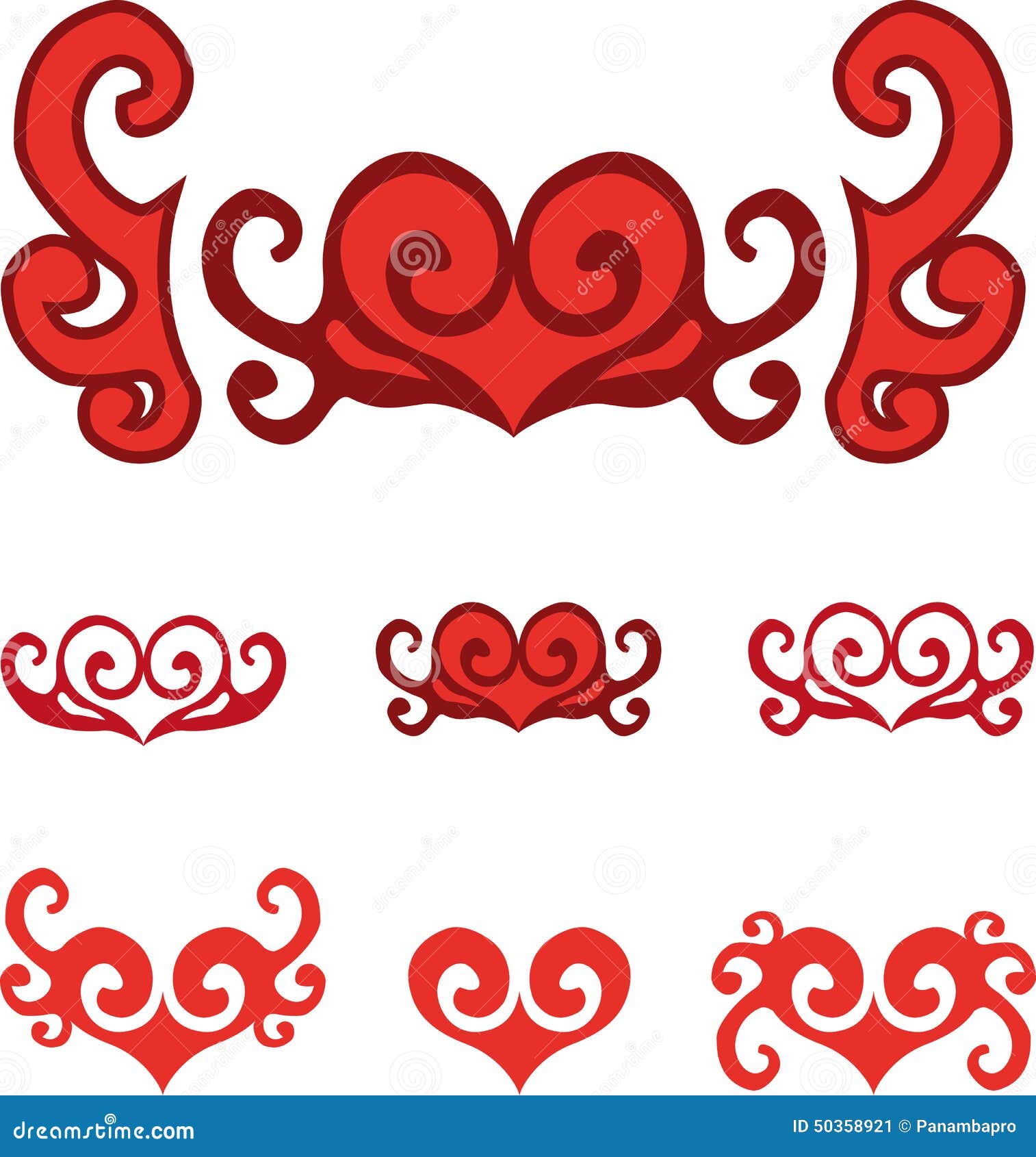 Simboli del cuore illustrazione vettoriale. Illustrazione di figura ...