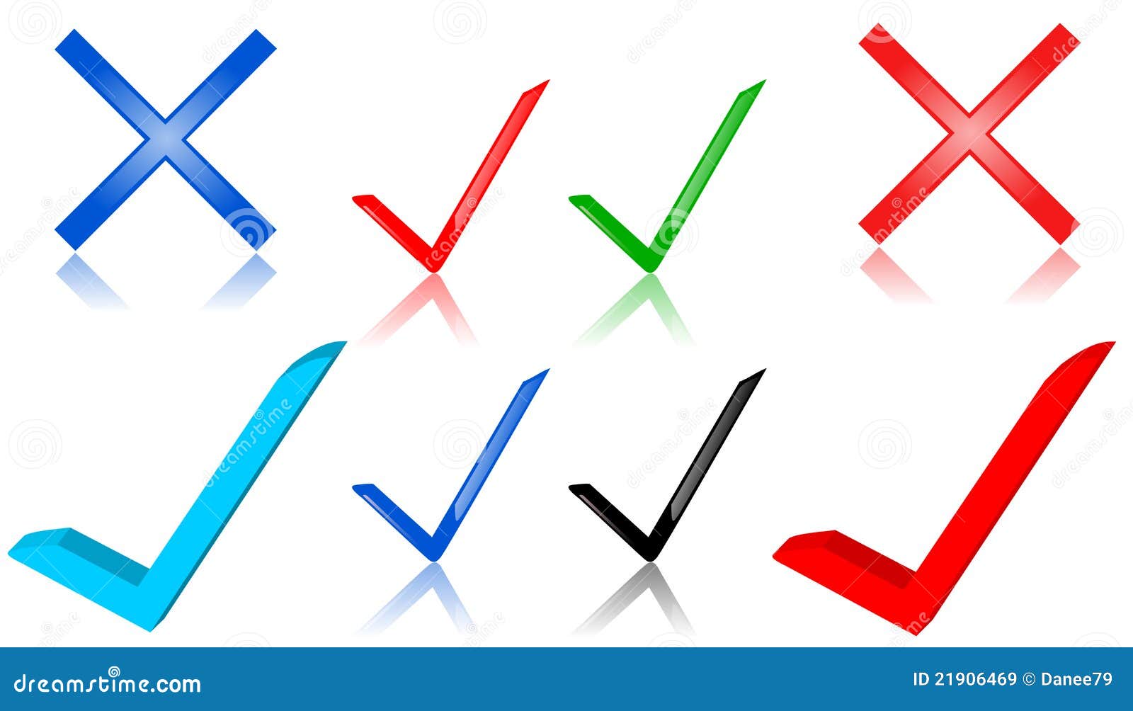 Simboli Del Segno Di Spunta Immagine Stock - Illustrazione di rosso ...