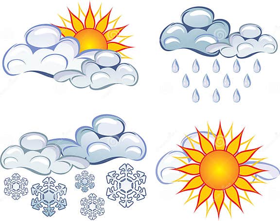 Simboli del tempo illustrazione vettoriale. Illustrazione di ...