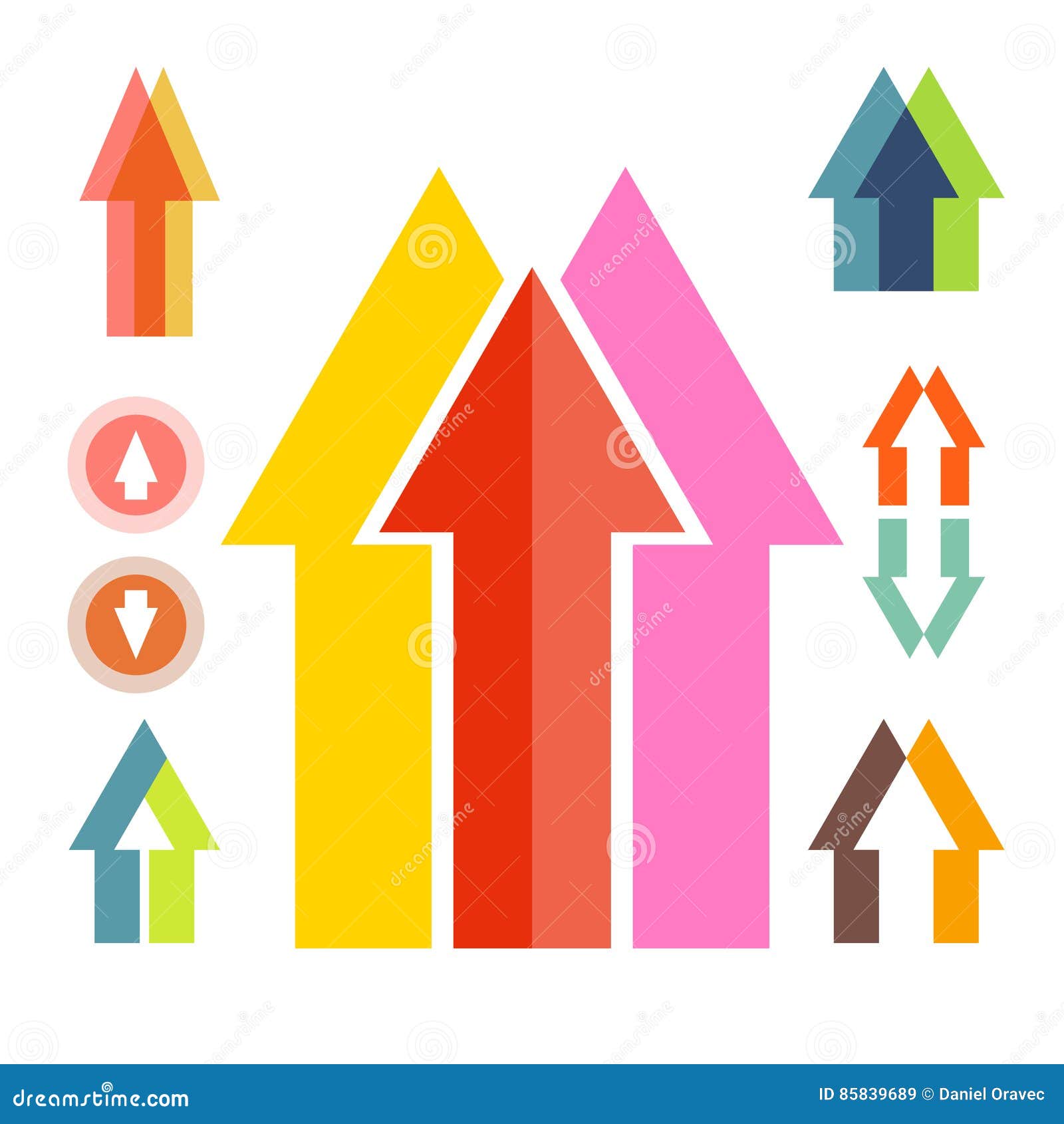 Simboli della freccia illustrazione di stock. Illustrazione di ...
