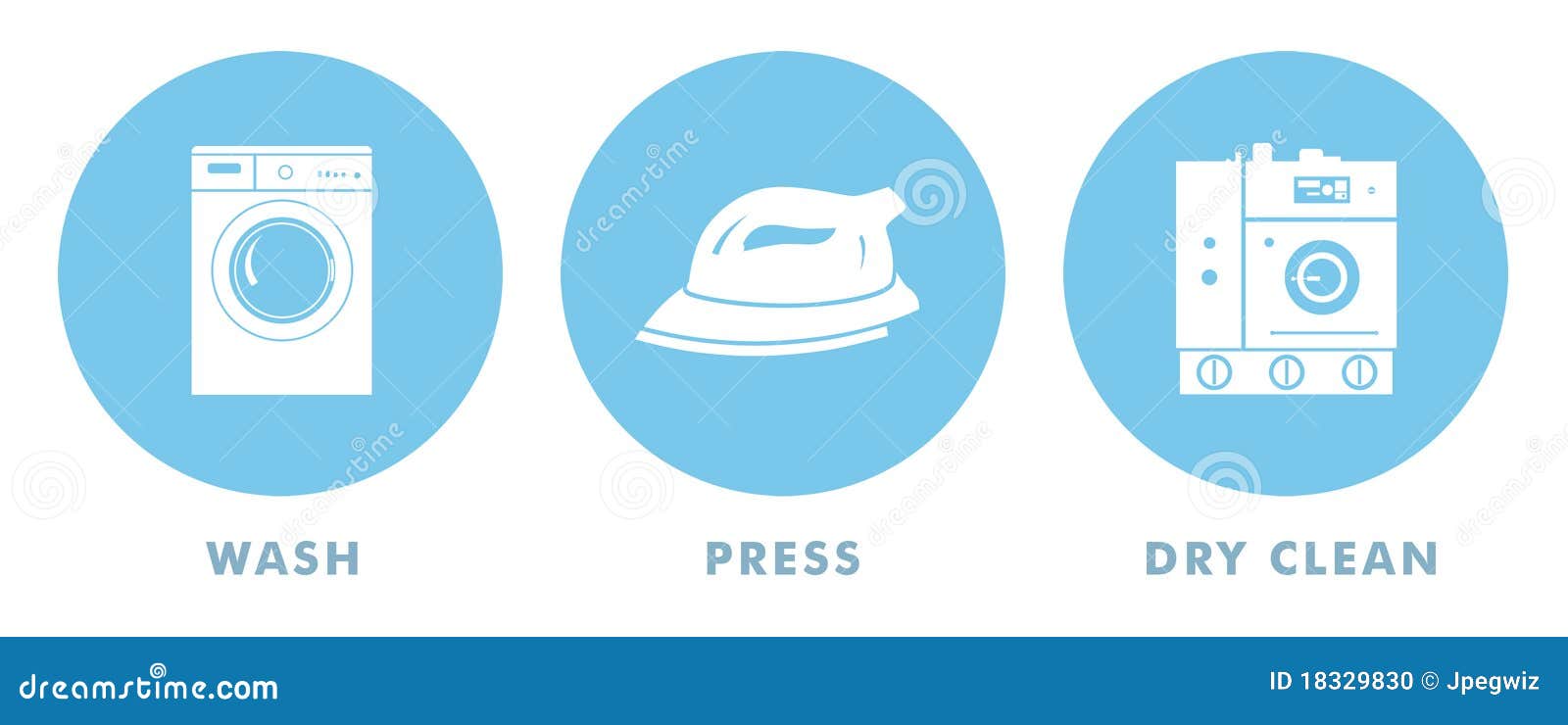 Simboli della lavanderia illustrazione di stock. Illustrazione di segni ...