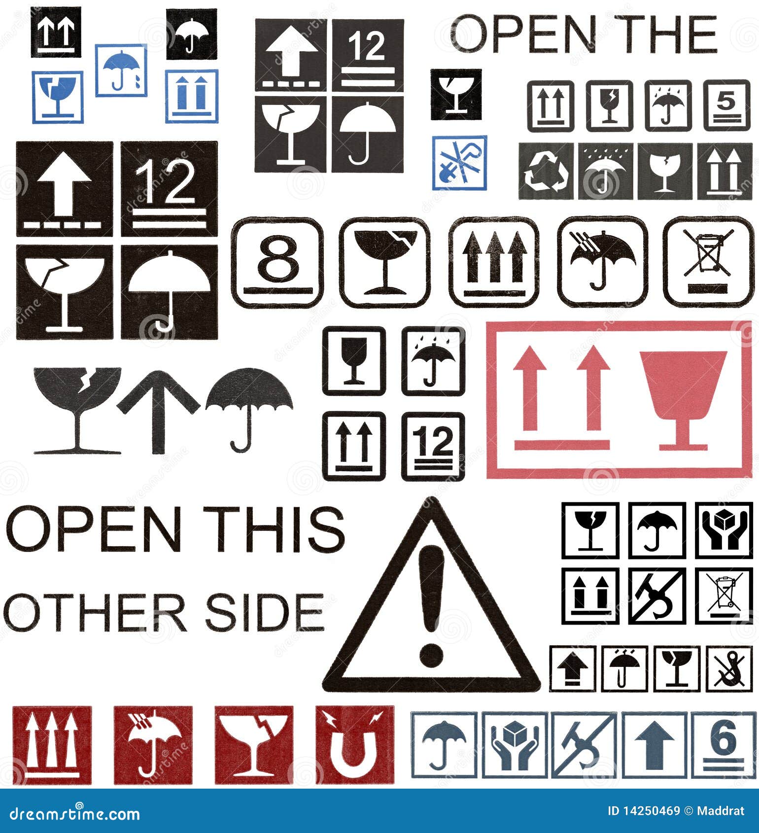 Simboli Della Scatola Di Cartone Illustrazione di Stock - Illustrazione ...