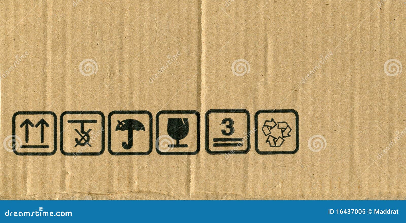 Simboli Della Scatola Di Cartone Immagine Stock - Immagine di ...