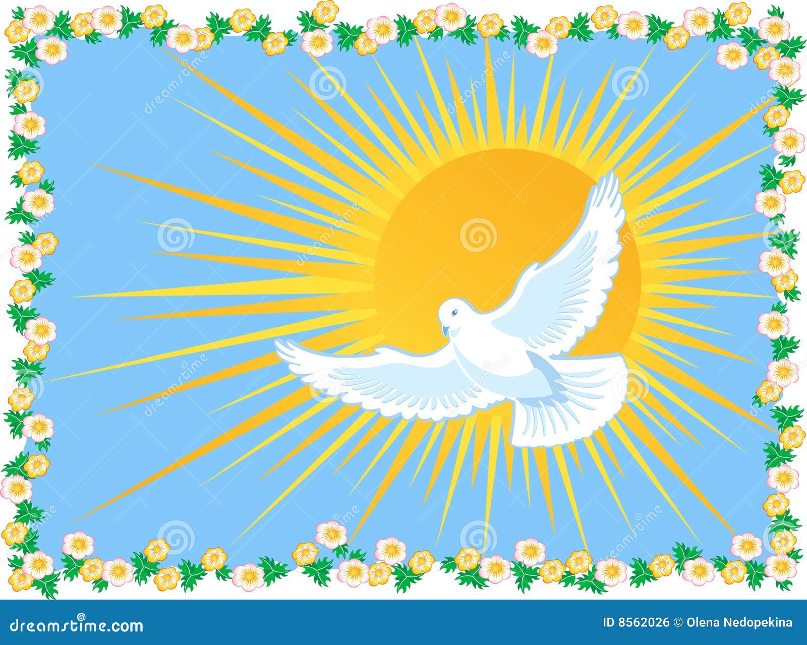 Simboli di pace illustrazione vettoriale. Illustrazione di cielo - 8562026