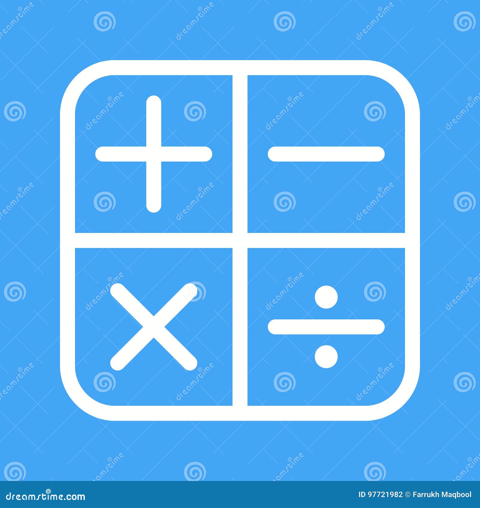 Simboli Di Per La Matematica I Illustrazione Vettoriale - Illustrazione ...