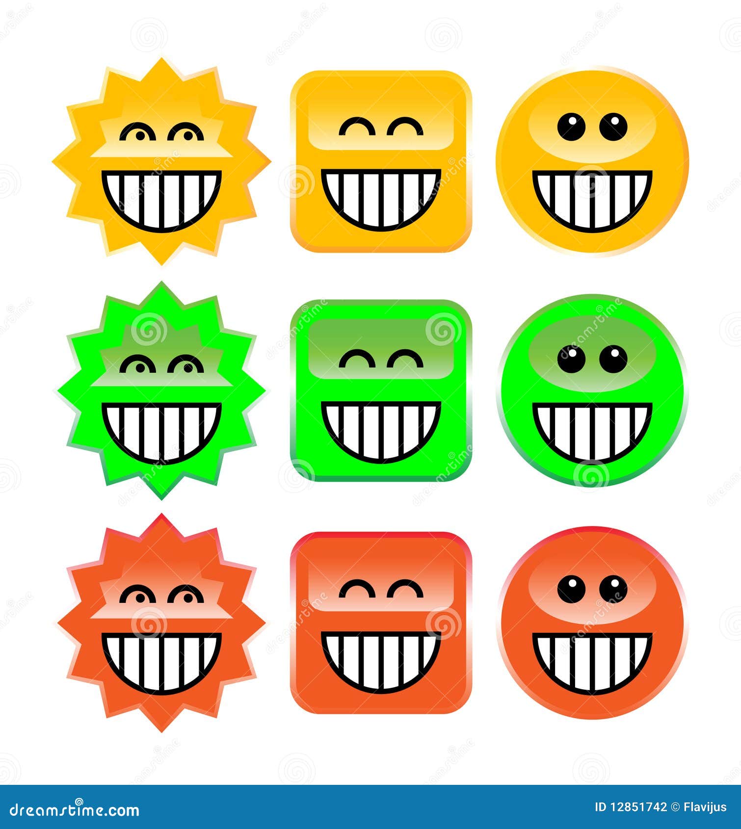 Simboli di risata illustrazione vettoriale. Illustrazione di bocca ...