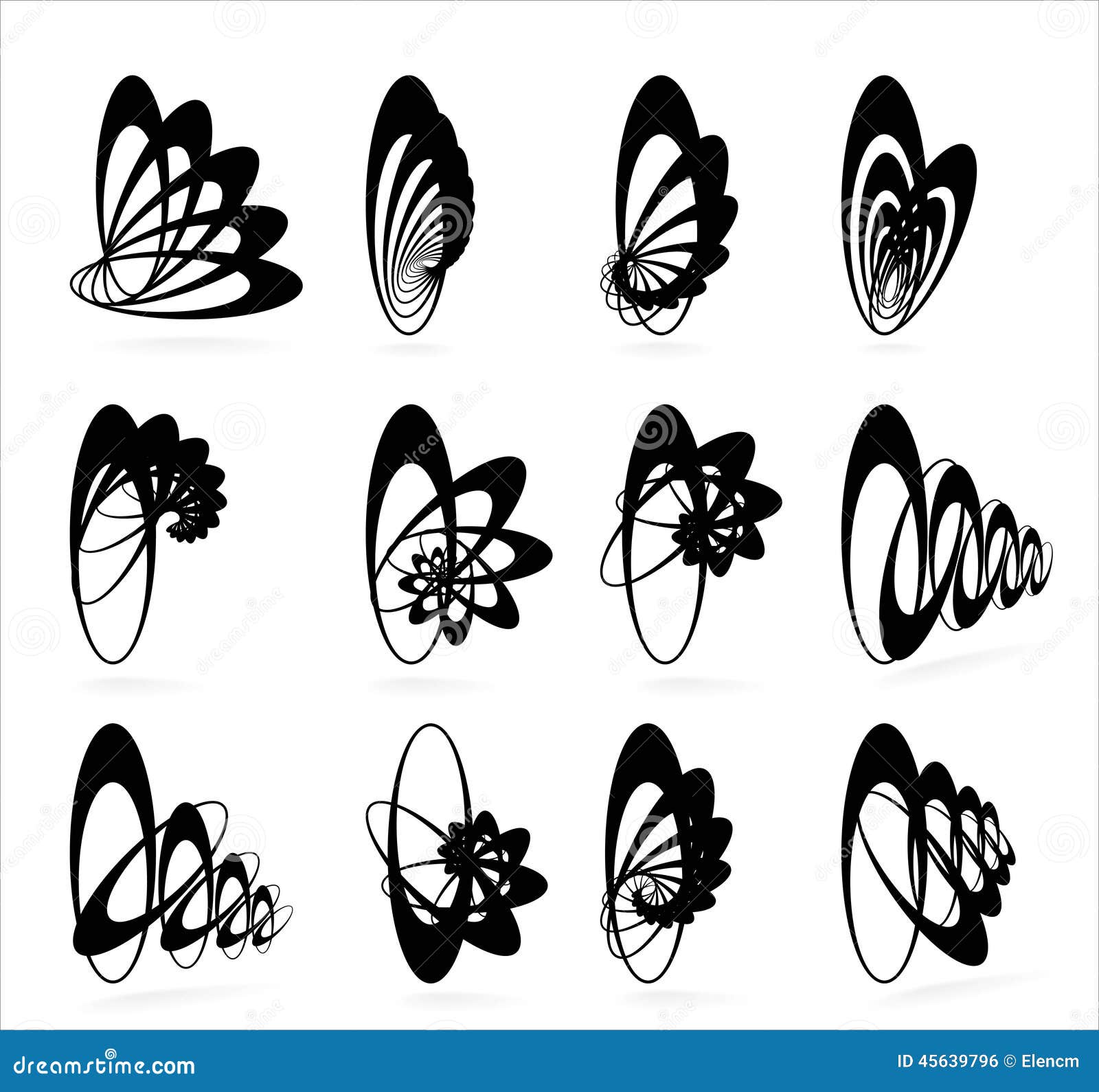 Simboli geometrici illustrazione vettoriale. Illustrazione di centro ...
