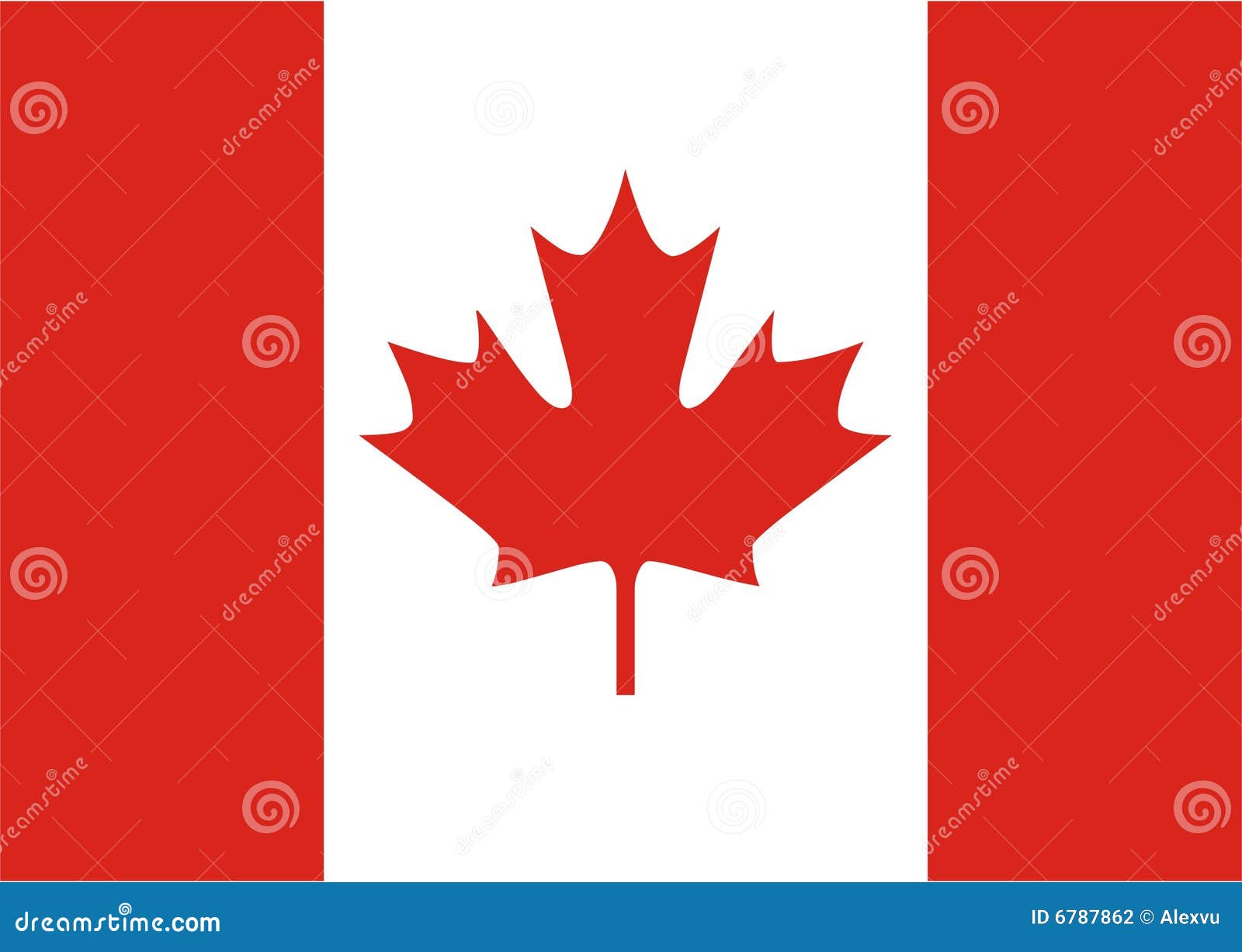 Simbolo Canada illustrazione di stock. Illustrazione di rosso - 6787862