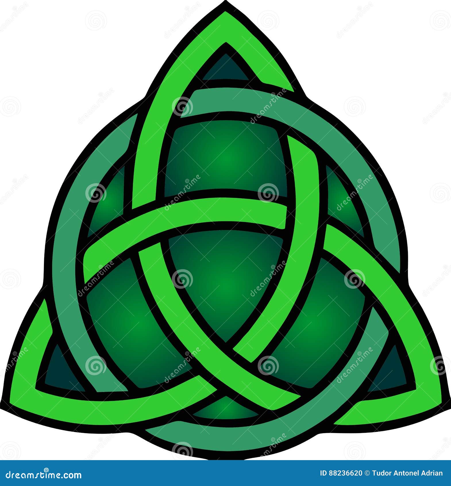 Simbolo celtico del nodo illustrazione di stock. Illustrazione di ...