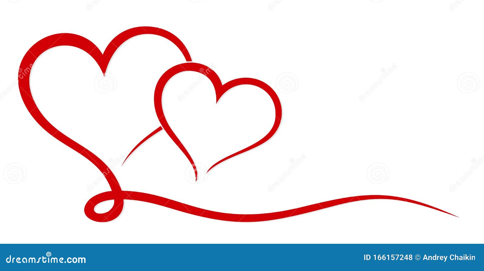 Simbolo con cuori rossi illustrazione vettoriale. Illustrazione di ...