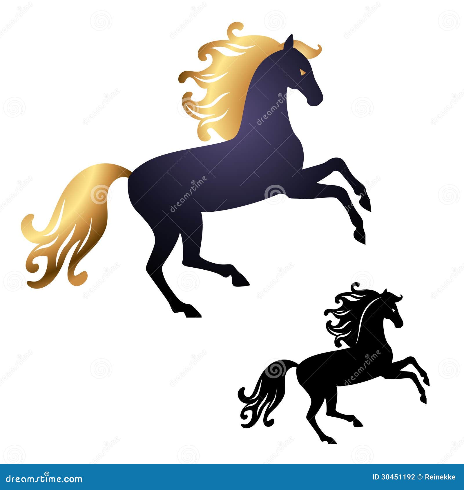 Simbolo 2014 del cavallo illustrazione vettoriale. Illustrazione di ...