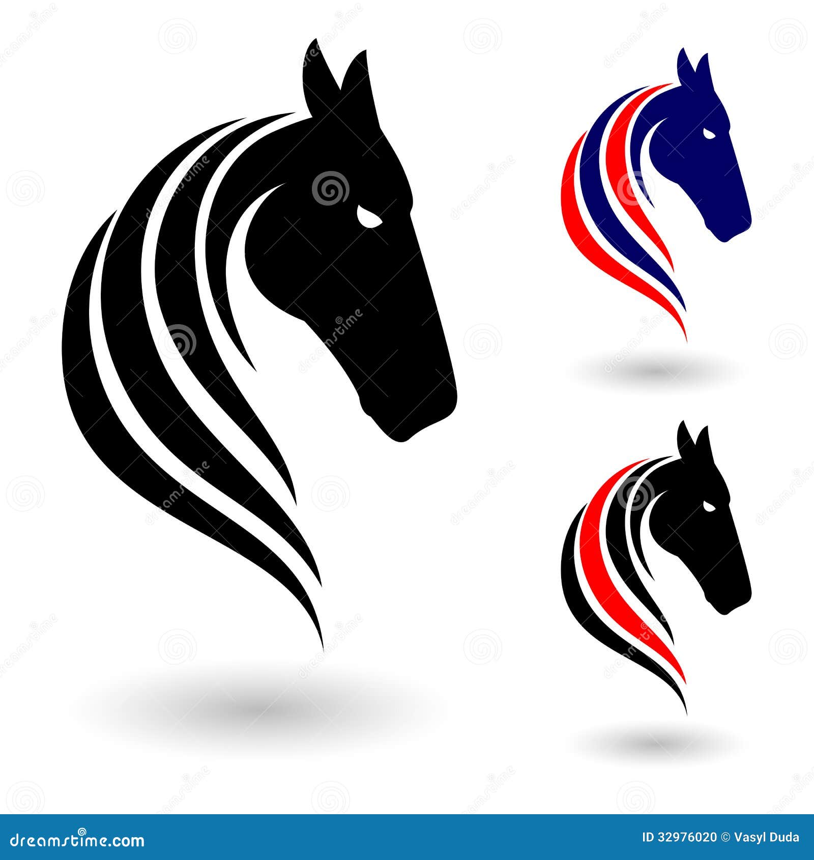 Simbolo del cavallo illustrazione di stock. Illustrazione di icona ...