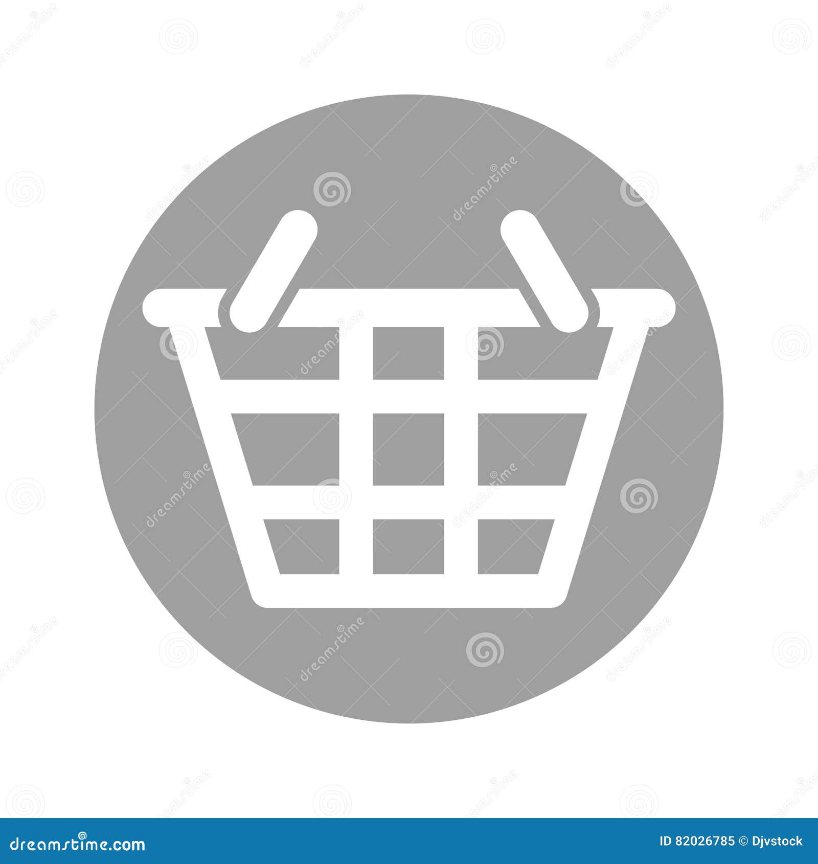 Simbolo Del Cestino Della Spesa Illustrazione Vettoriale ...